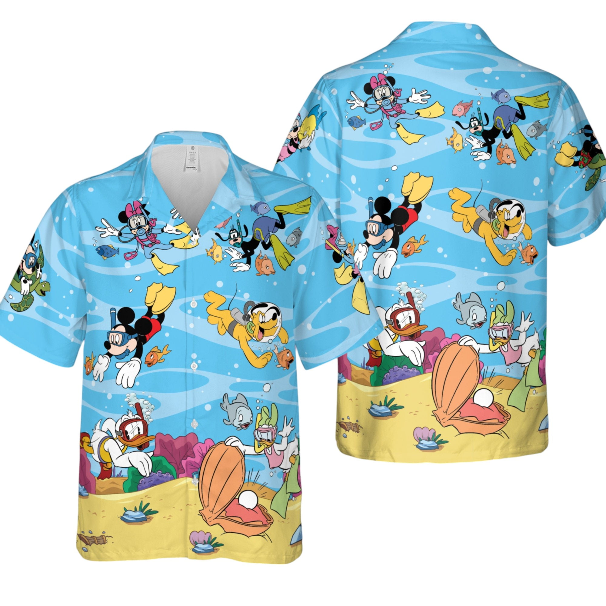 Disney Mickey and Minnie Summer Hawaiian Shirt, Family Vacation Tee ...