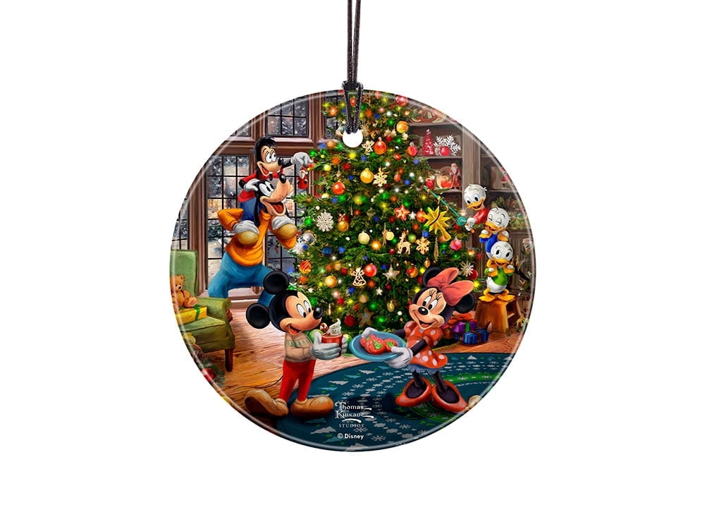 Disney (Mickey and Minnie Trimming the Tree) StarFire Prints™ Hanging ...