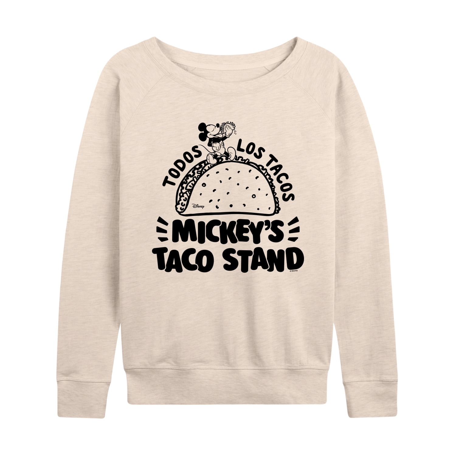 Disney - Mickey's Taco Stand - Women's French Terry Long Sleeve ...