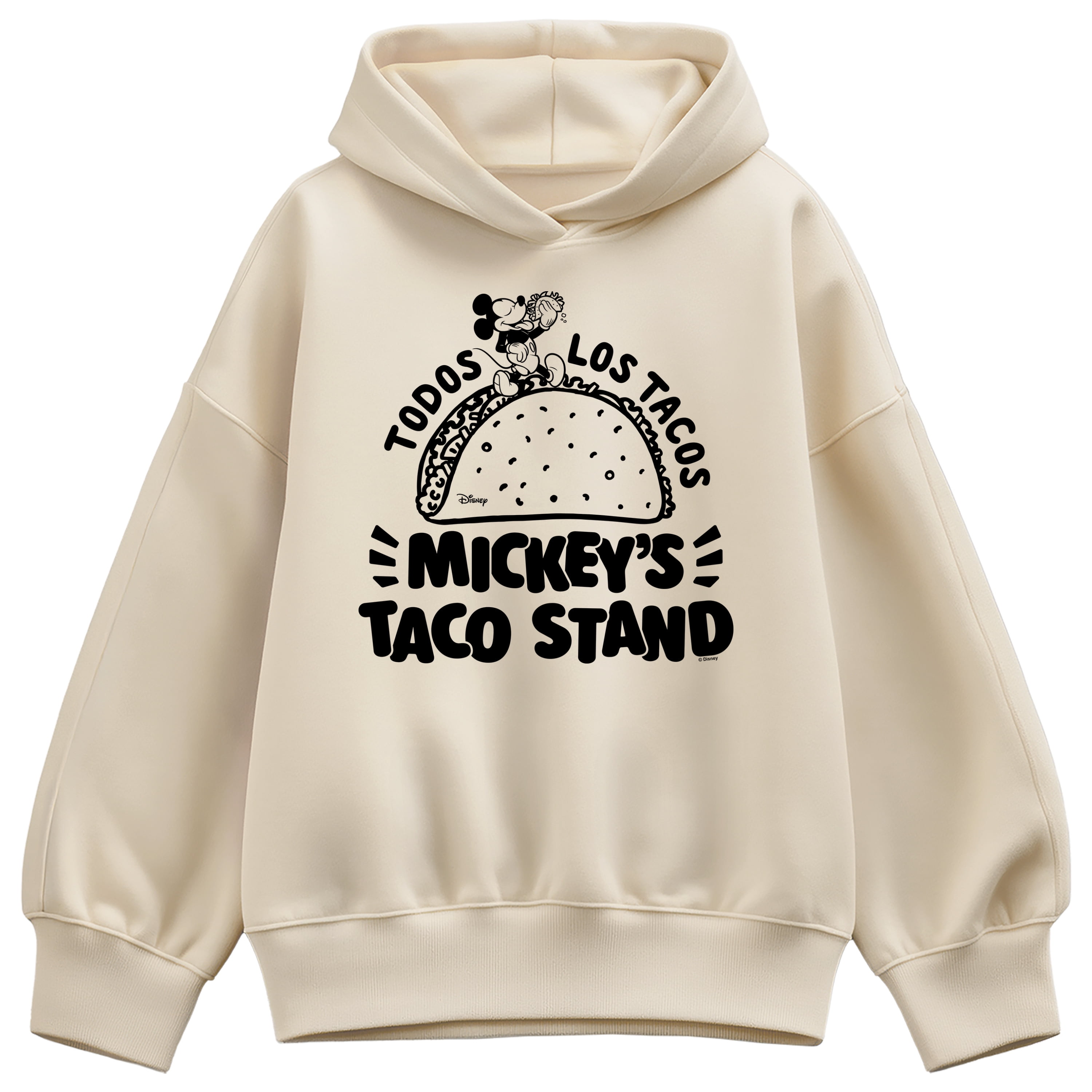 Disney - Mickey's Taco Stand - Women's Oversized Fleece Hoodie ...