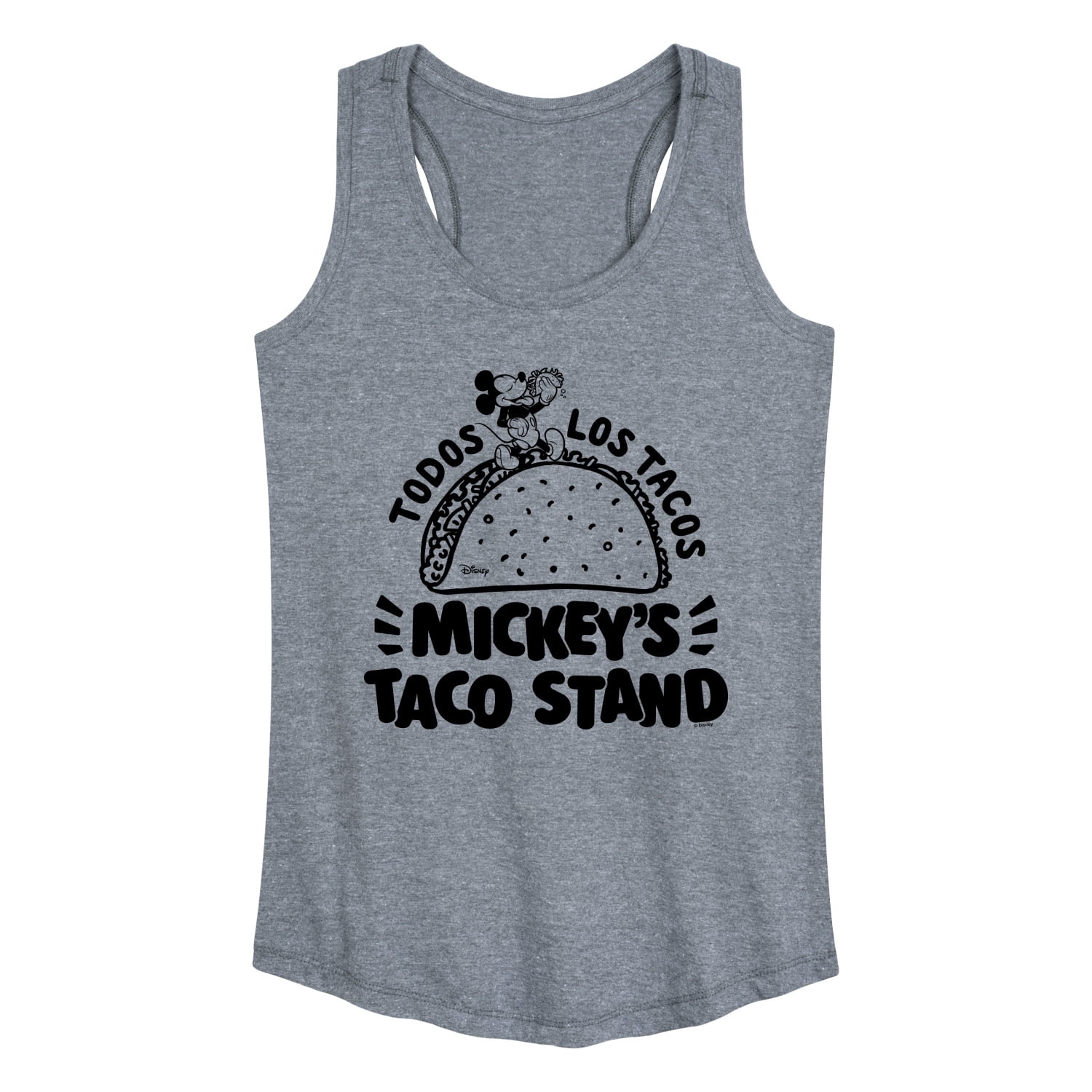 Disney - Mickey's Taco Stand - Women's Racerback Graphic Tank - Walmart.com