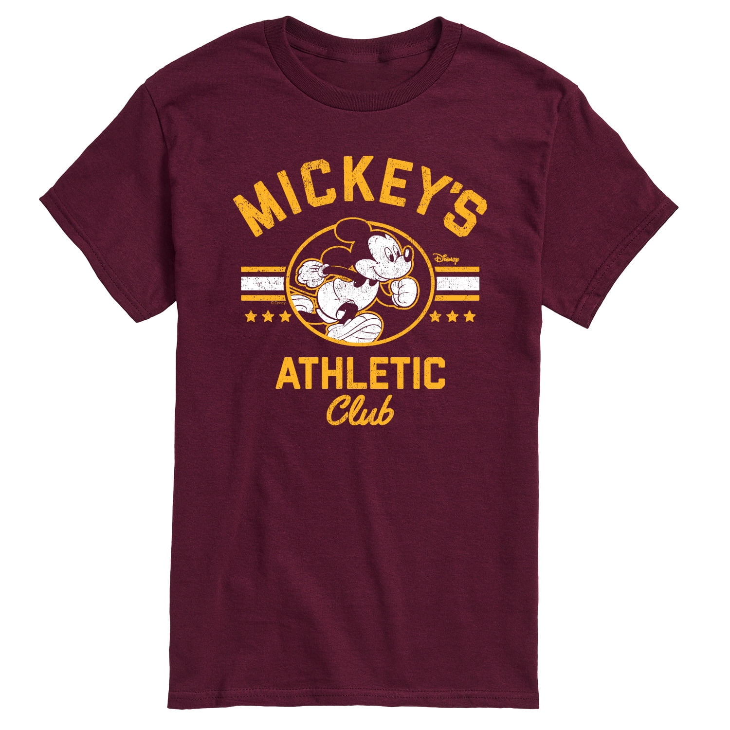 Disney - Mickeys Athletic Club - Men's Short Sleeve Graphic T-Shirt ...