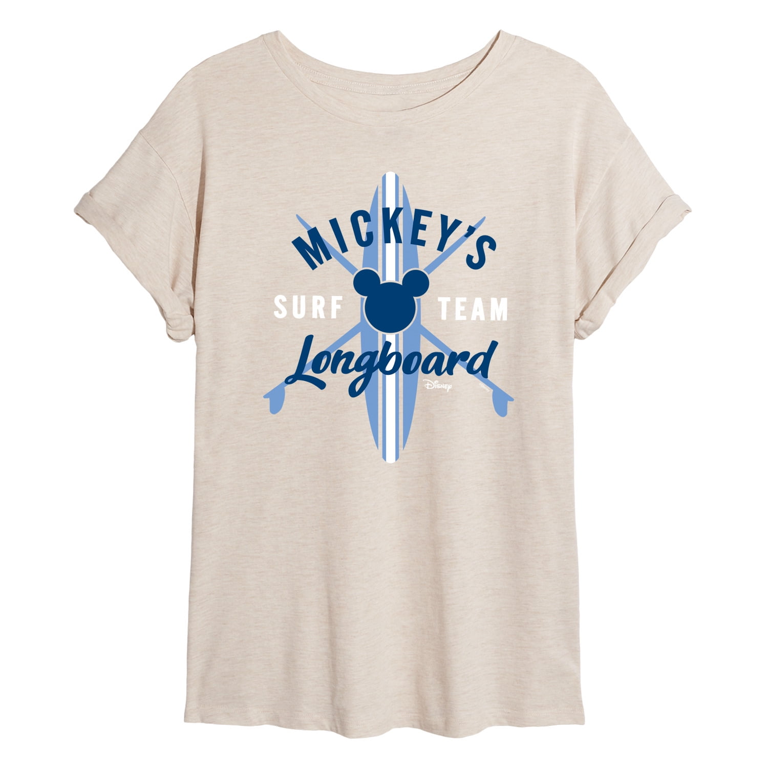 Disney - Mickeys Longboard Surf Team - Juniors Ideal Flowy Muscle T ...