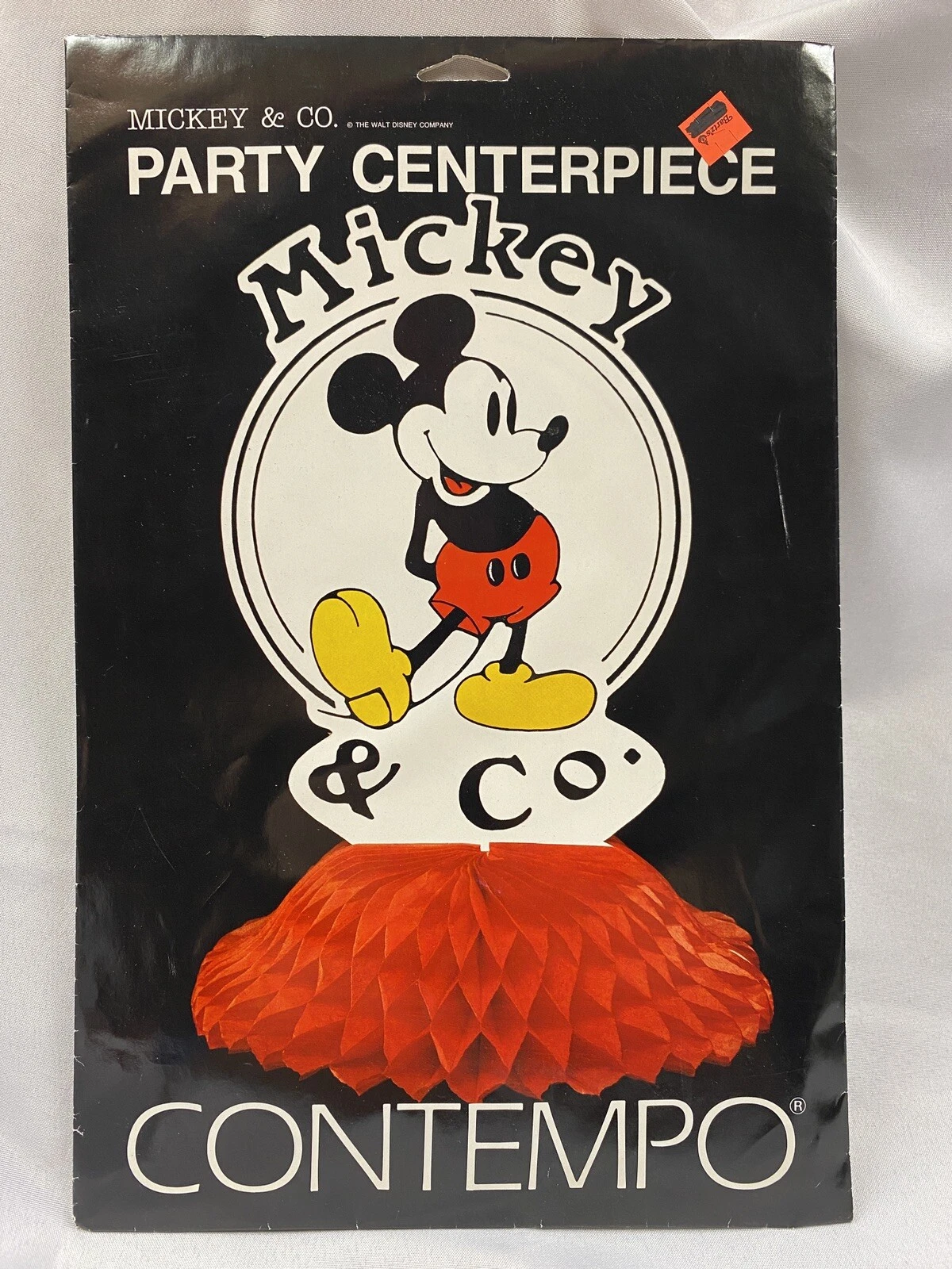 Disney Micky & Co. Mickey Mouse Vintage Honeycomb Centerpiece Party ...