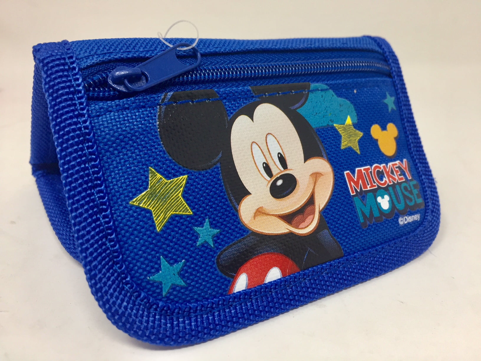 Disney Micky Mouse Tri-Fold kids Wallet In Blue - Walmart.com