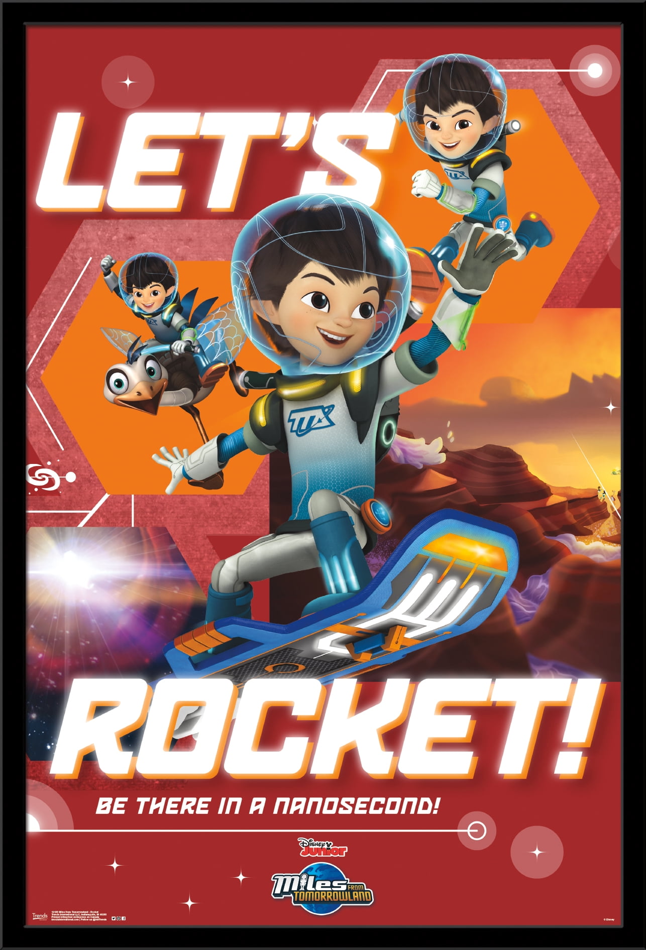 Disney Miles from Tomorrowland - Rocket Wall Poster, 22.375" x 34 ...