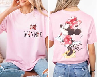 Disney Mini Mouse, Mini Mouse Lipstick Shirt, Minnie Besties Girl, Disneyworld Girls, Mini Shirt ...