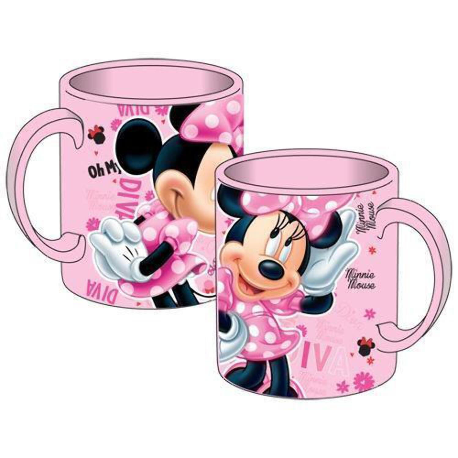 Disney Original Minnie Mouse Character 14oz Coffee Relief Mug - Walmart.com