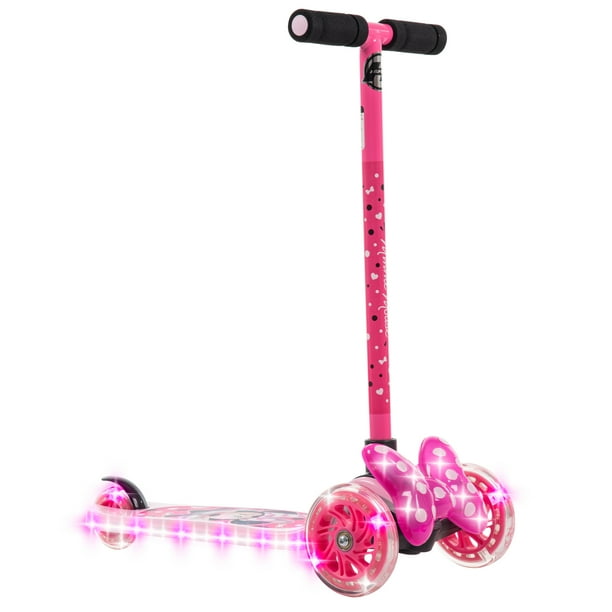 Huffy Disney Minnie Mouse Toddler Scooter, 3-Wheel Design, Ages 3 ...