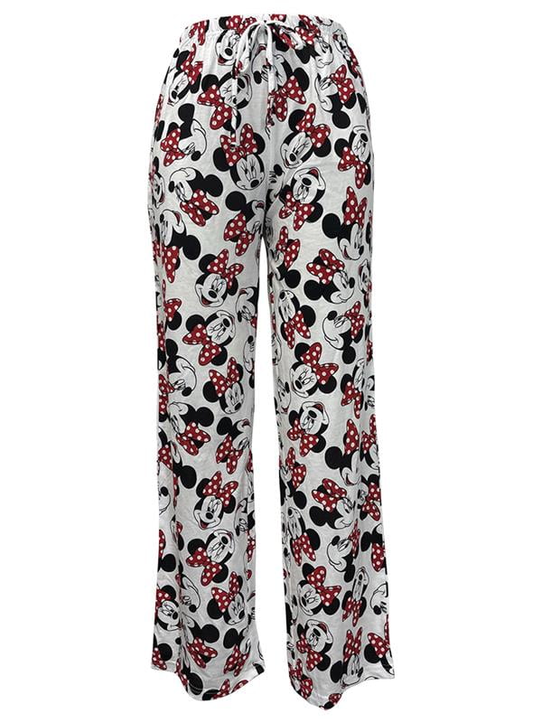 Disney Minnie Bow Toss Junior Ladies Lounge Pant - Walmart.com
