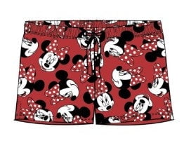 Disney Minnie Bow Toss Junior Ladies Lounge Short - Walmart.com