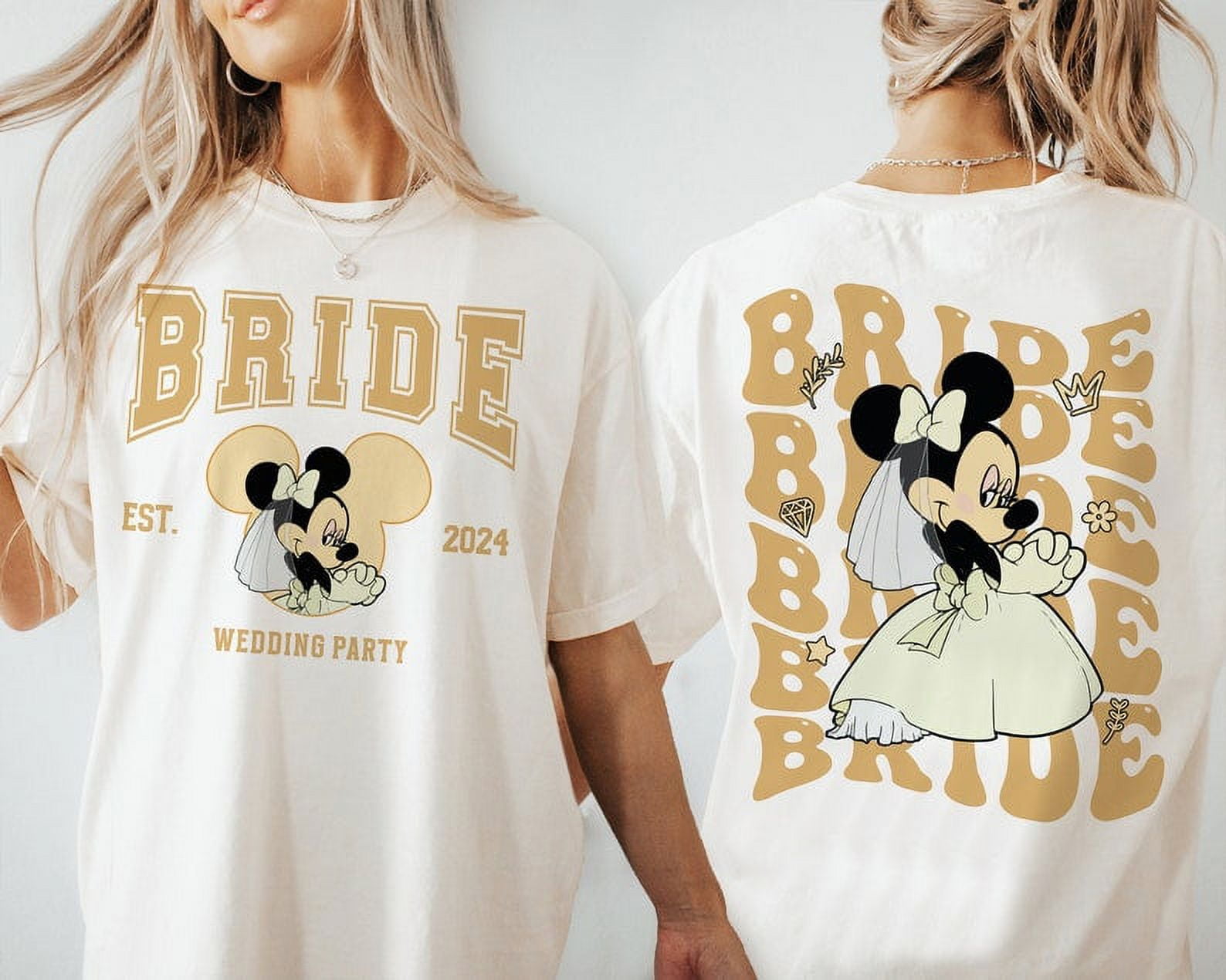 Disney Minnie Bride Shirt, Bachelorette Party Tee, Mini Mouse Bride T ...