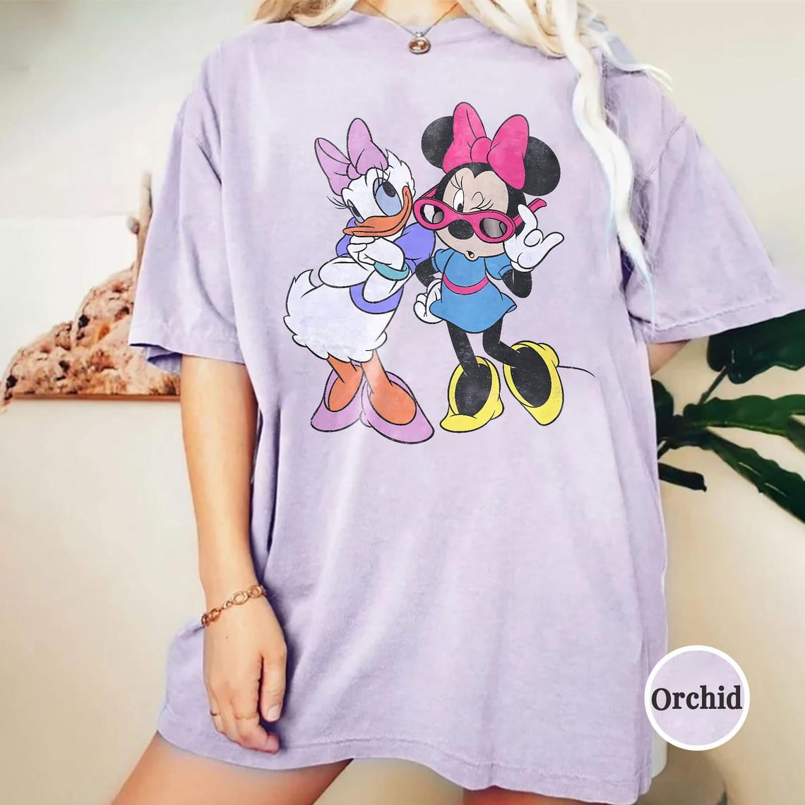 Disney Minnie Daisy Comfort Colors® Shirt, Disney Girls, Disney Besties ...