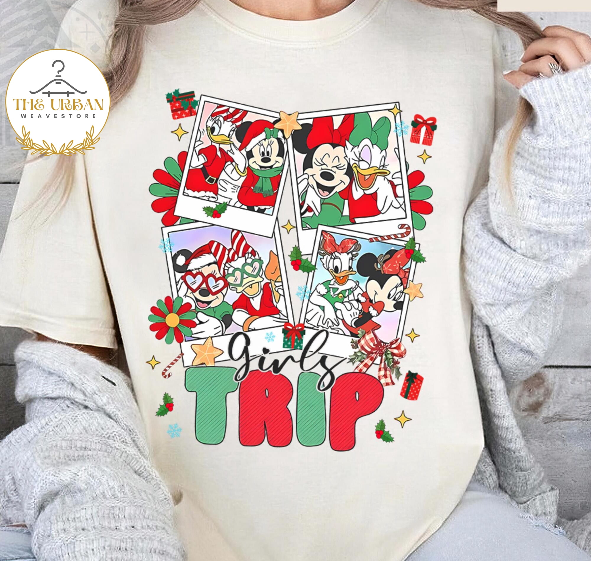 Disney Minnie Daisy Girl Trip Shirt Mickey Minnie Mouse Christmas T ...