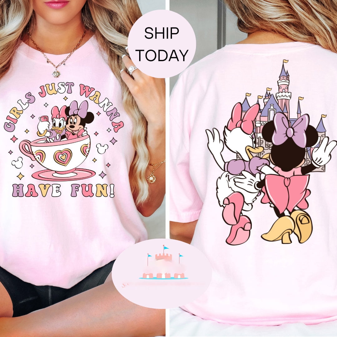 Disney Minnie Daisy Summer Shirt, Girls Just Wanna Have Sun, Disney ...
