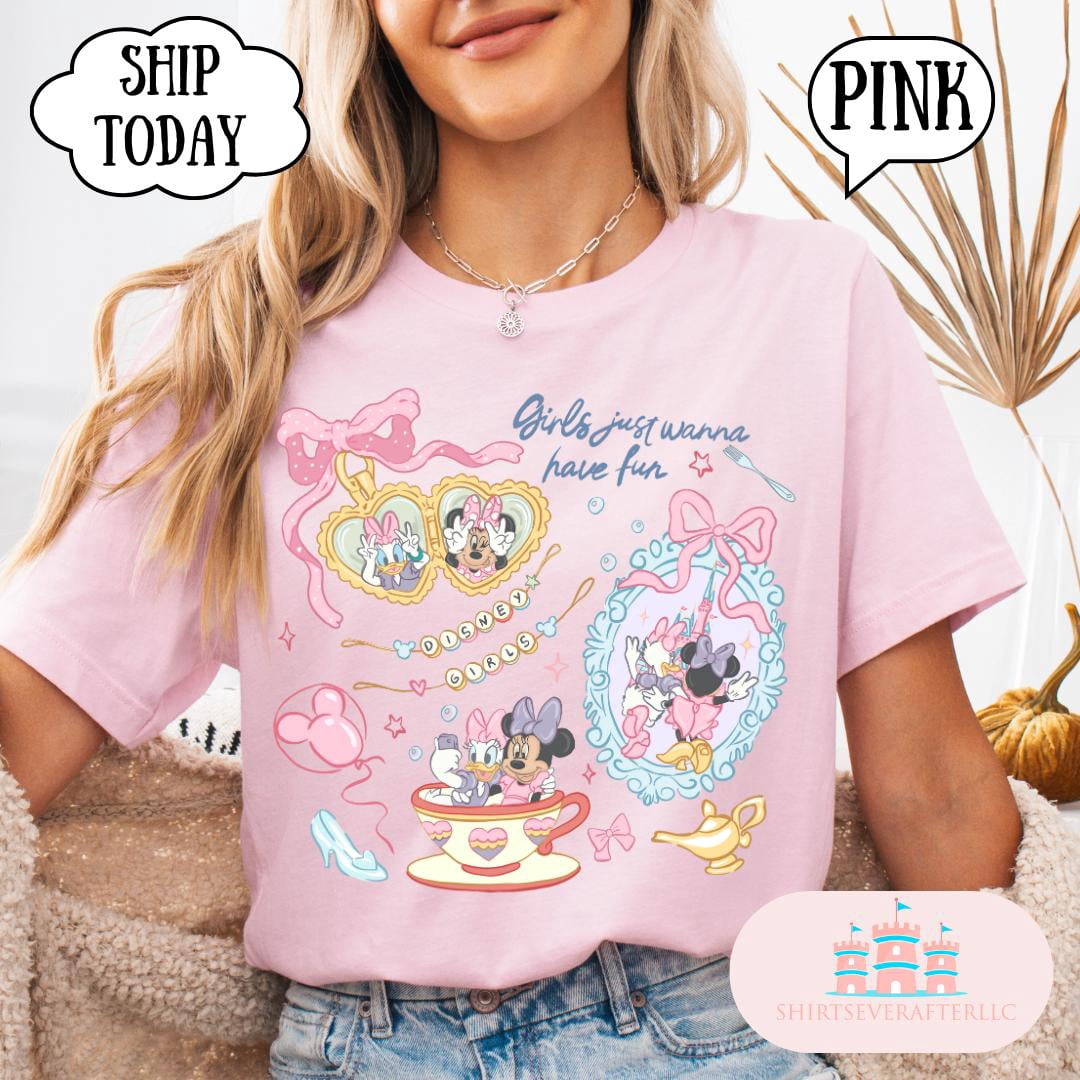 Disney Minnie Daisy Summer Shirt, Girls Just Wanna Have Sun, Disney ...