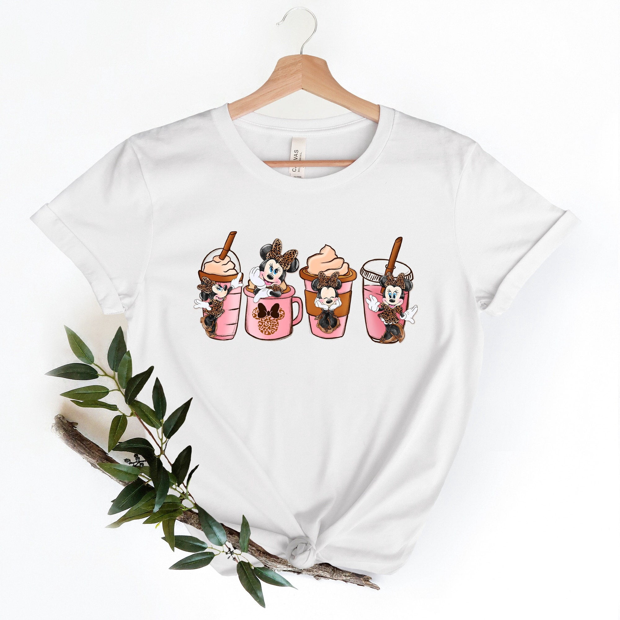 Disney Minnie Drink Coffee Shirts Disney Snacks Coffee T-Shirt Disney ...