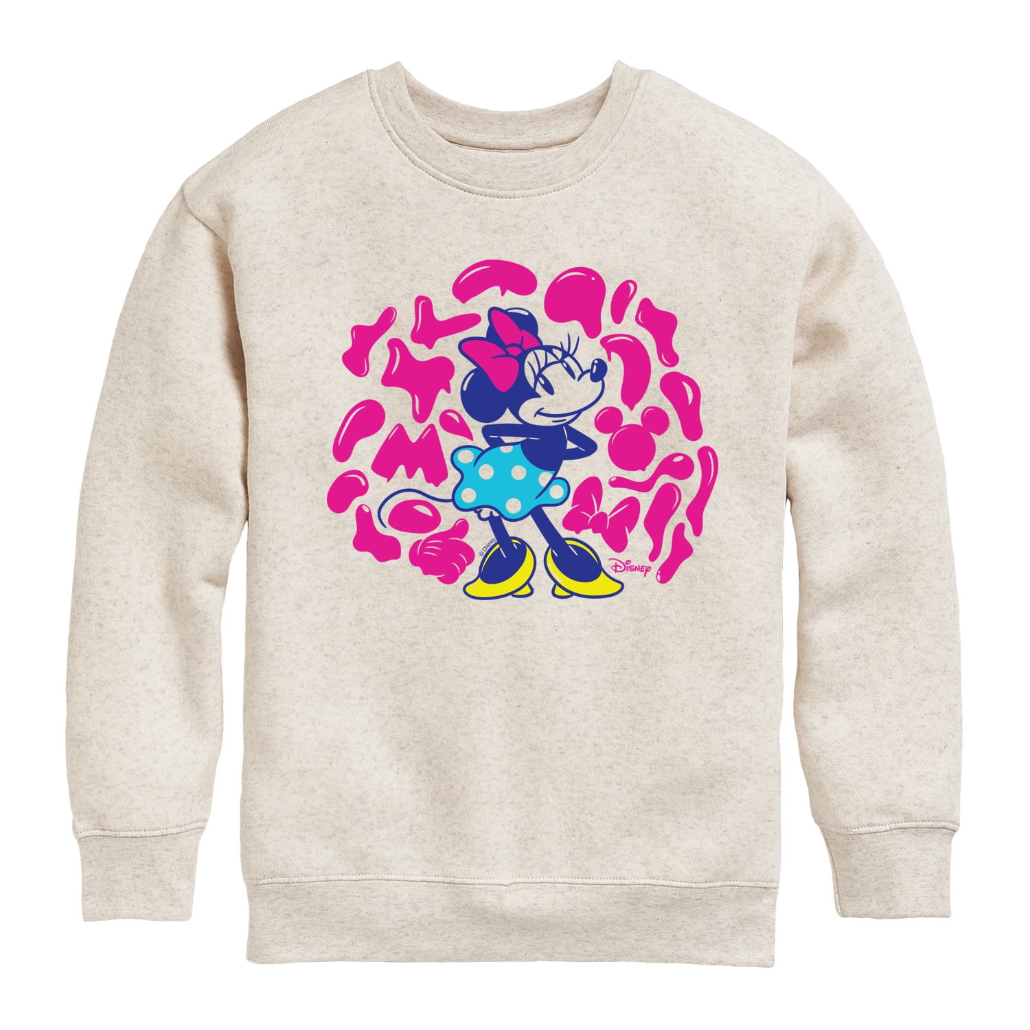 Disney - Minnie Dripped Out - Youth Crewneck Fleece Sweatshirt ...