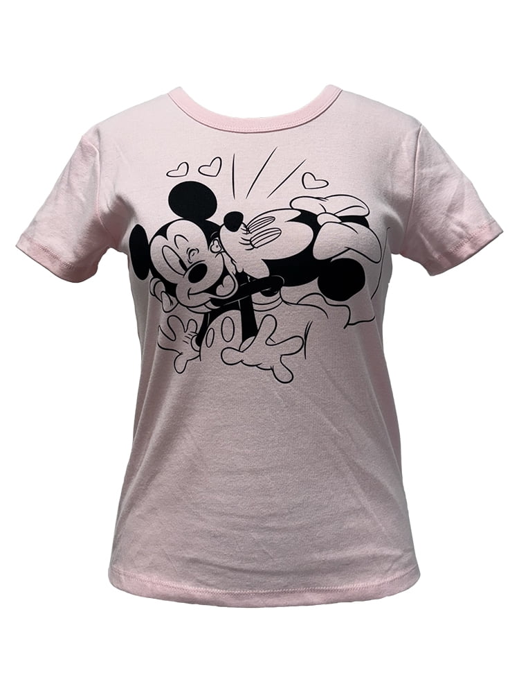 Disney Minnie Gotcha Junior Ladies Baby Tee - Walmart.com
