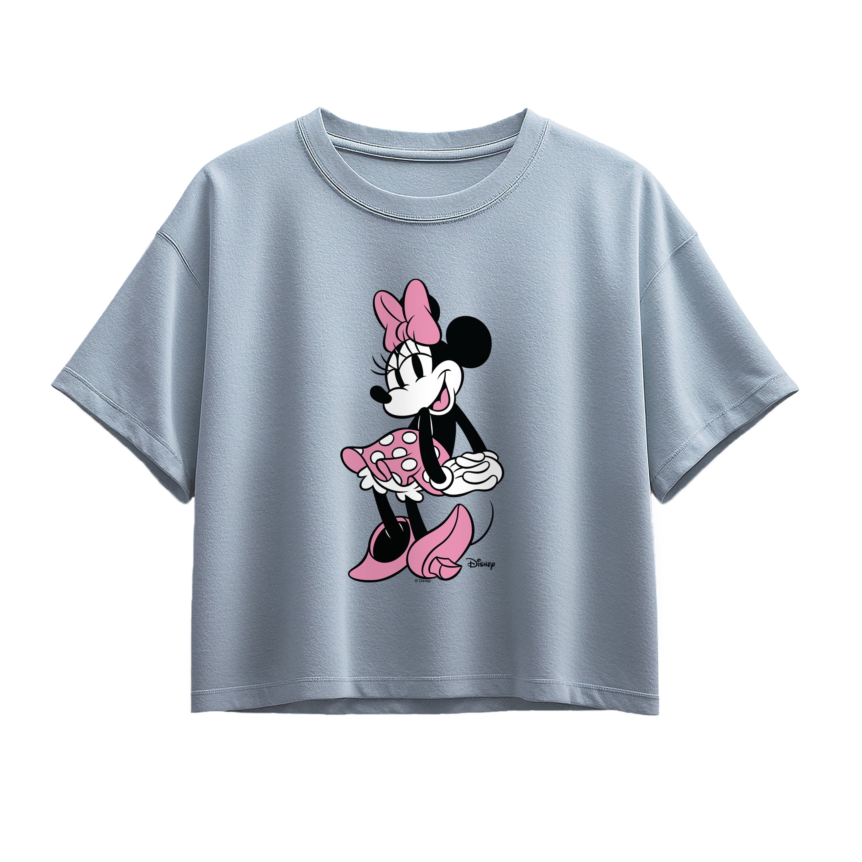 Disney - Minnie Heels - Youth Girls Boxy T-Shirt - Walmart.com