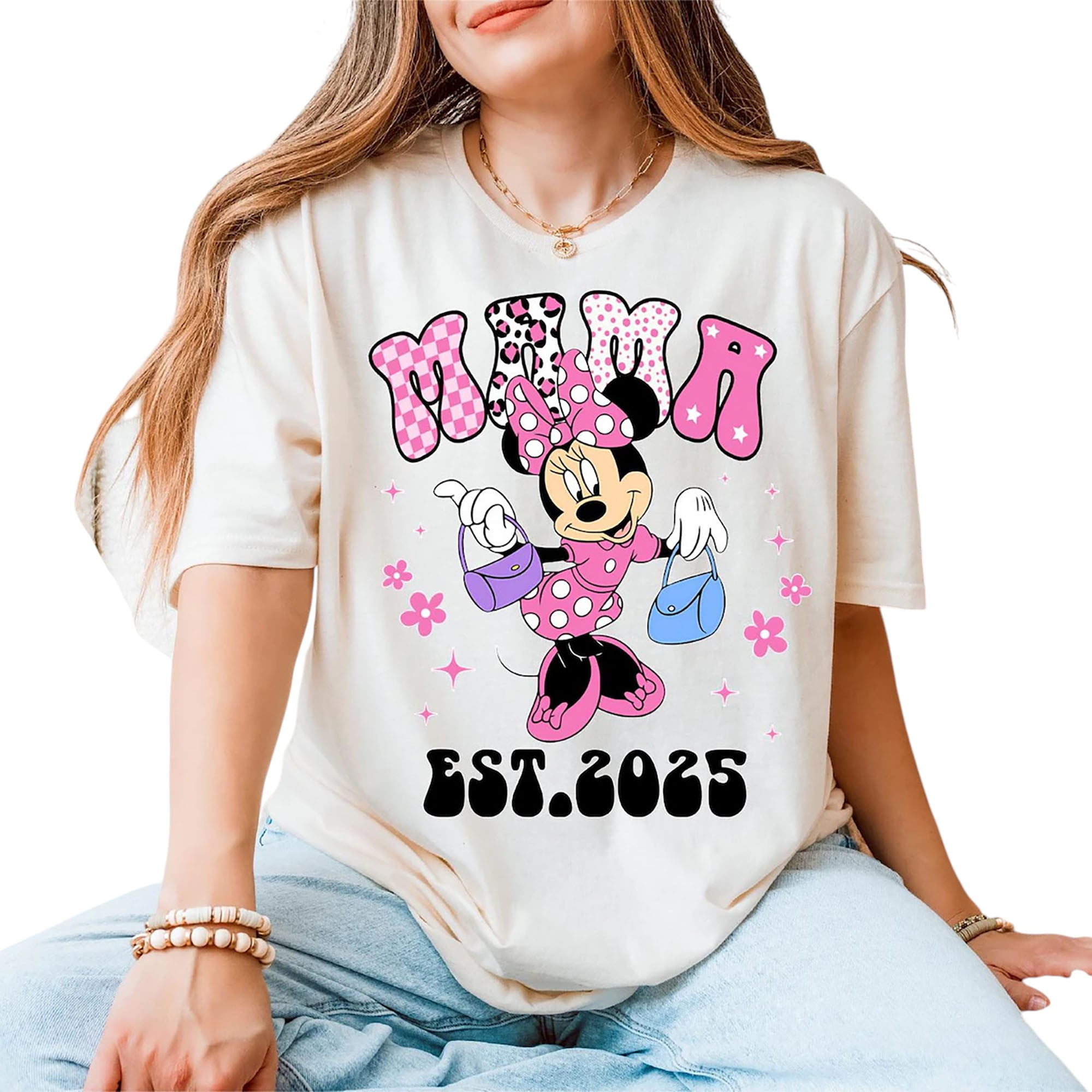 Disney Minnie Mama T-Shirt - Mother's Day 2025 Gift Shirt - Minnie ...