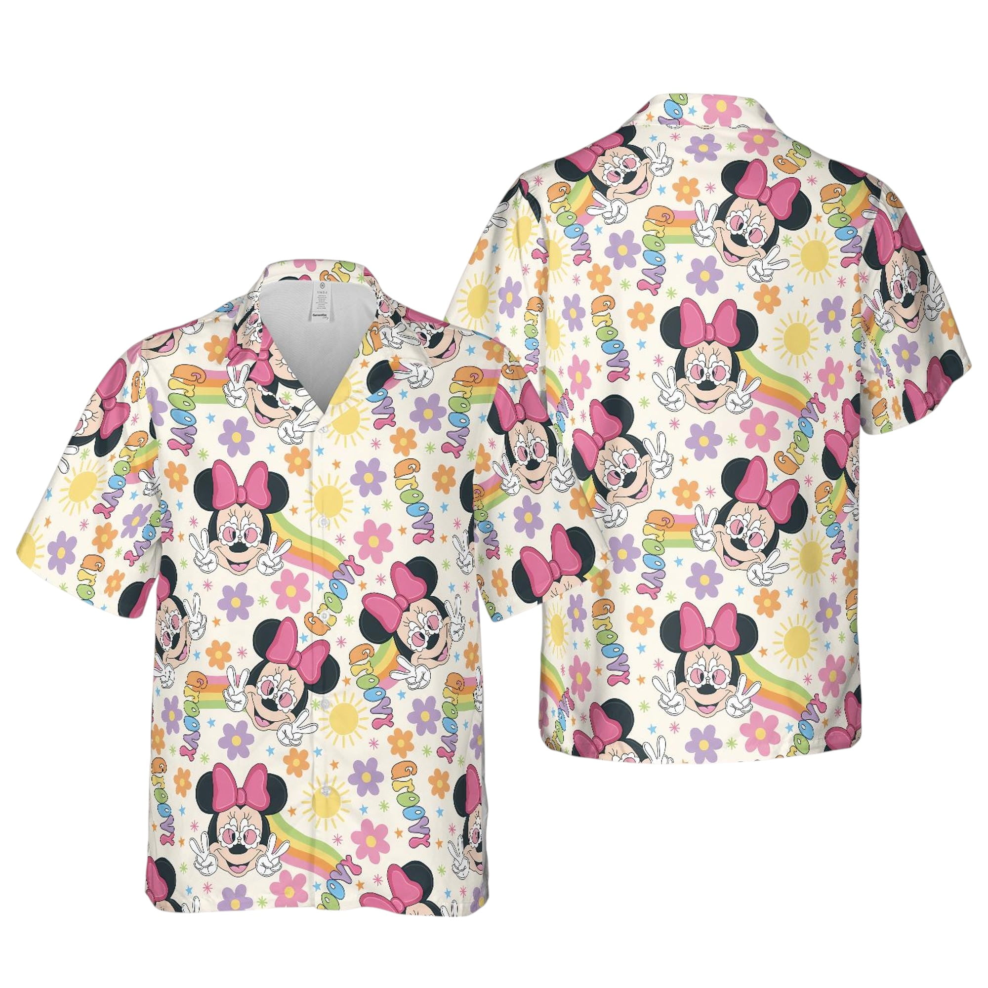 Disney Minnie Mermaid Hawaiian Shirt, Summer Vacation Tee - Walmart.com