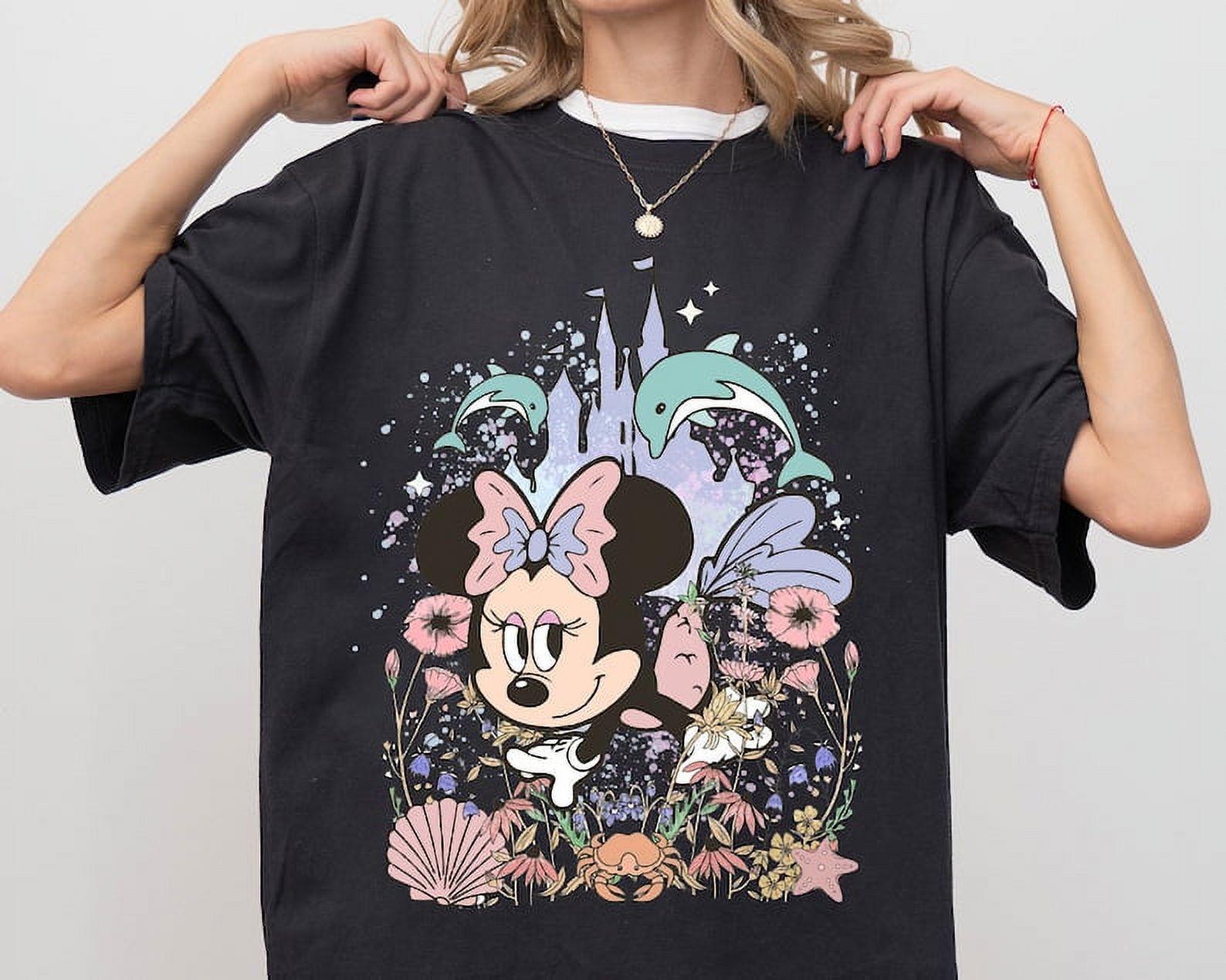 Disney Minnie Mermaid Shirt, Summer Vacation T-shirt, The Magic Kingdom ...