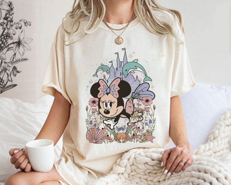 Disney Minnie Mermaid Shirt, Summer Vacation T-shirt, The Magic Kingdom ...