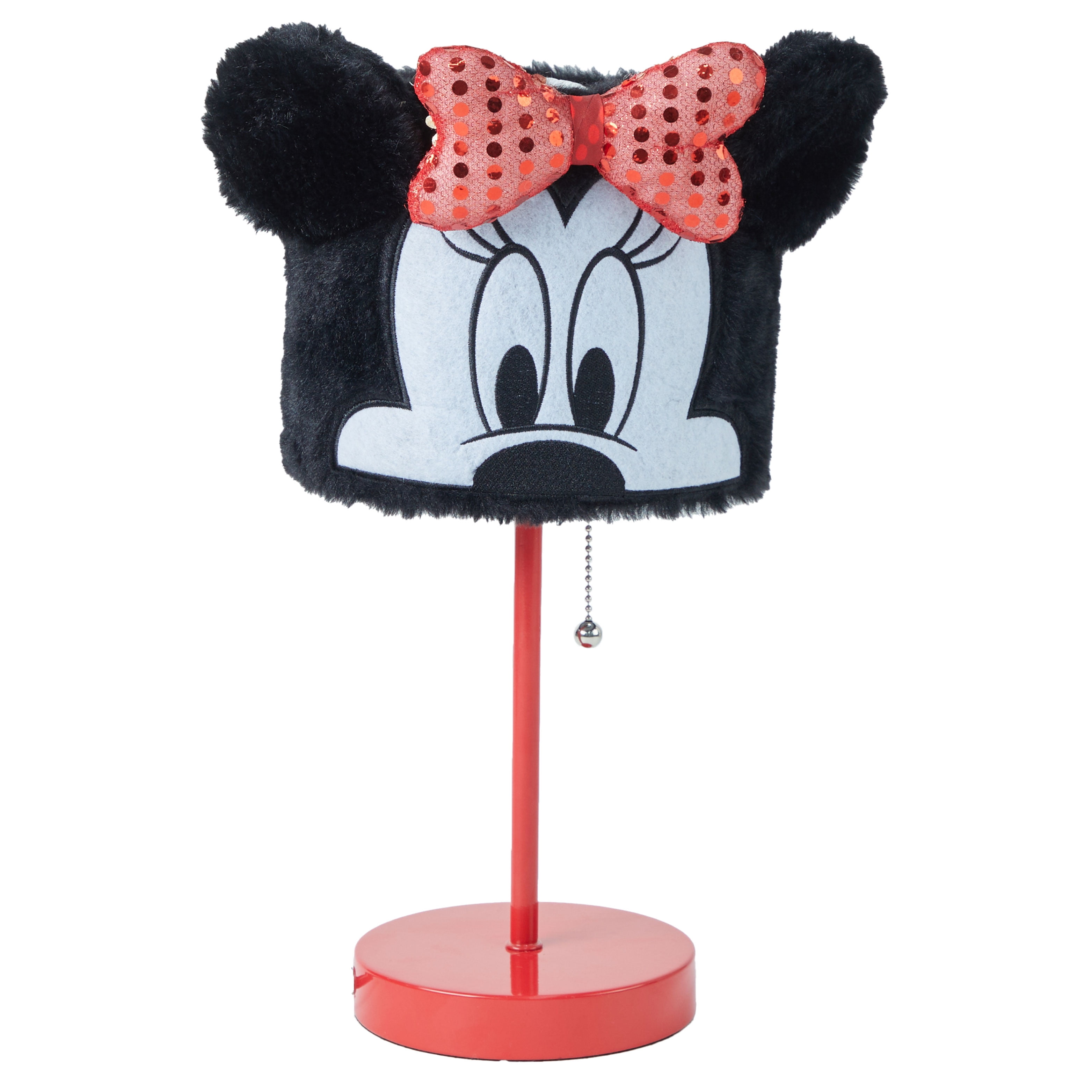 Disney Minnie Mouse 15" Plush Shade Stick Lamp - Walmart.com