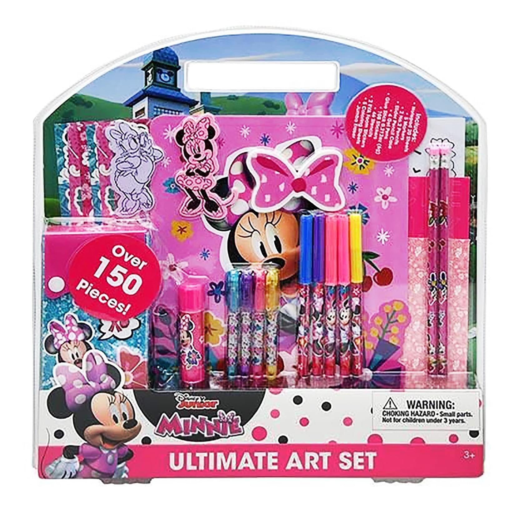 Mickey & Friends Minnie Mouse Ultimate Art Set, 150 Pieces, Drawing and ...