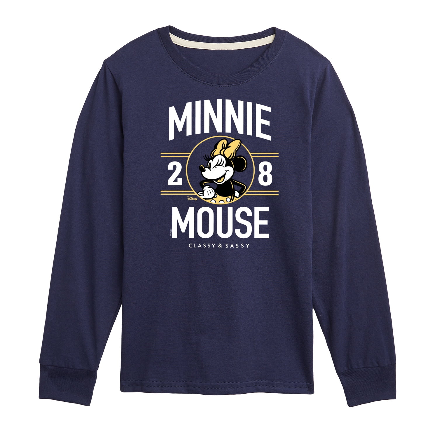 Disney - Minnie Mouse - 1928 Classy & Sassy - Youth Long Sleeve Graphic ...