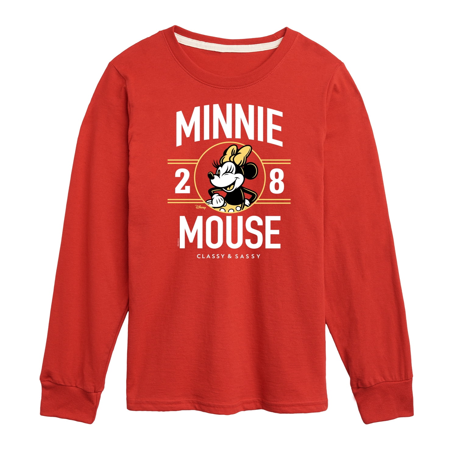Disney - Minnie Mouse - 1928 Classy & Sassy - Youth Long Sleeve Graphic ...