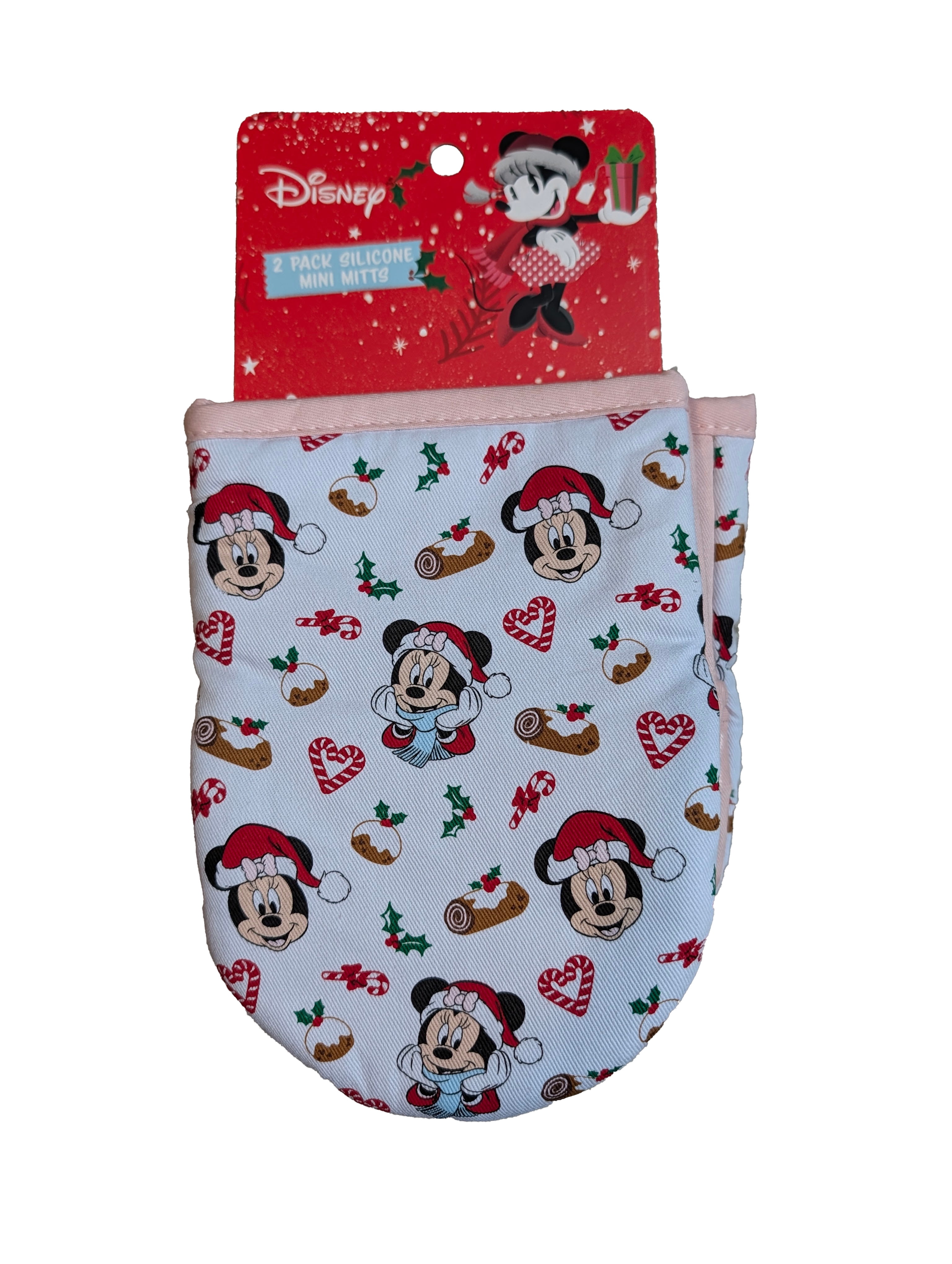 Disney Minnie Mouse 2 Pack Mini Oven Mitts Christmas Candy Canes ...