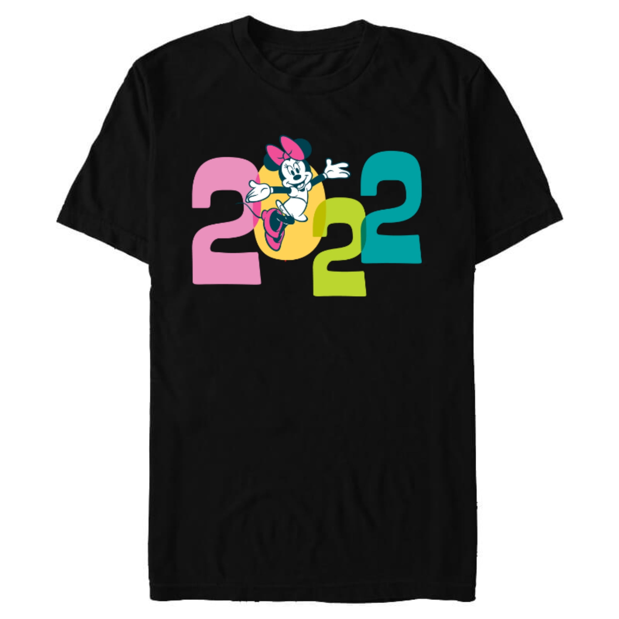 Disney Minnie Mouse 2022 New Year’s Eve - Short Sleeve Blended T-Shirt ...