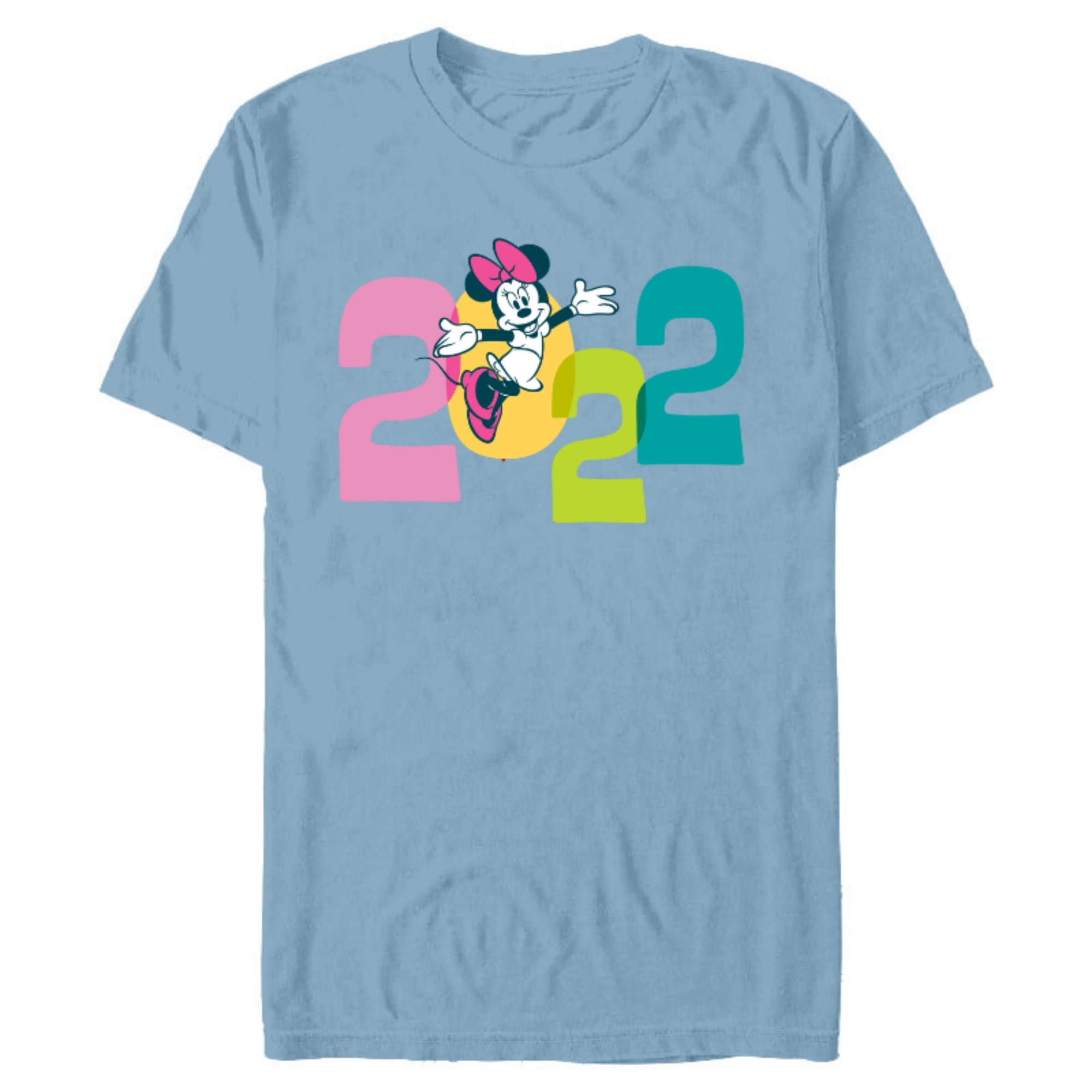 Disney Minnie Mouse 2022 New Year’s Eve - Short Sleeve Blended T-Shirt ...