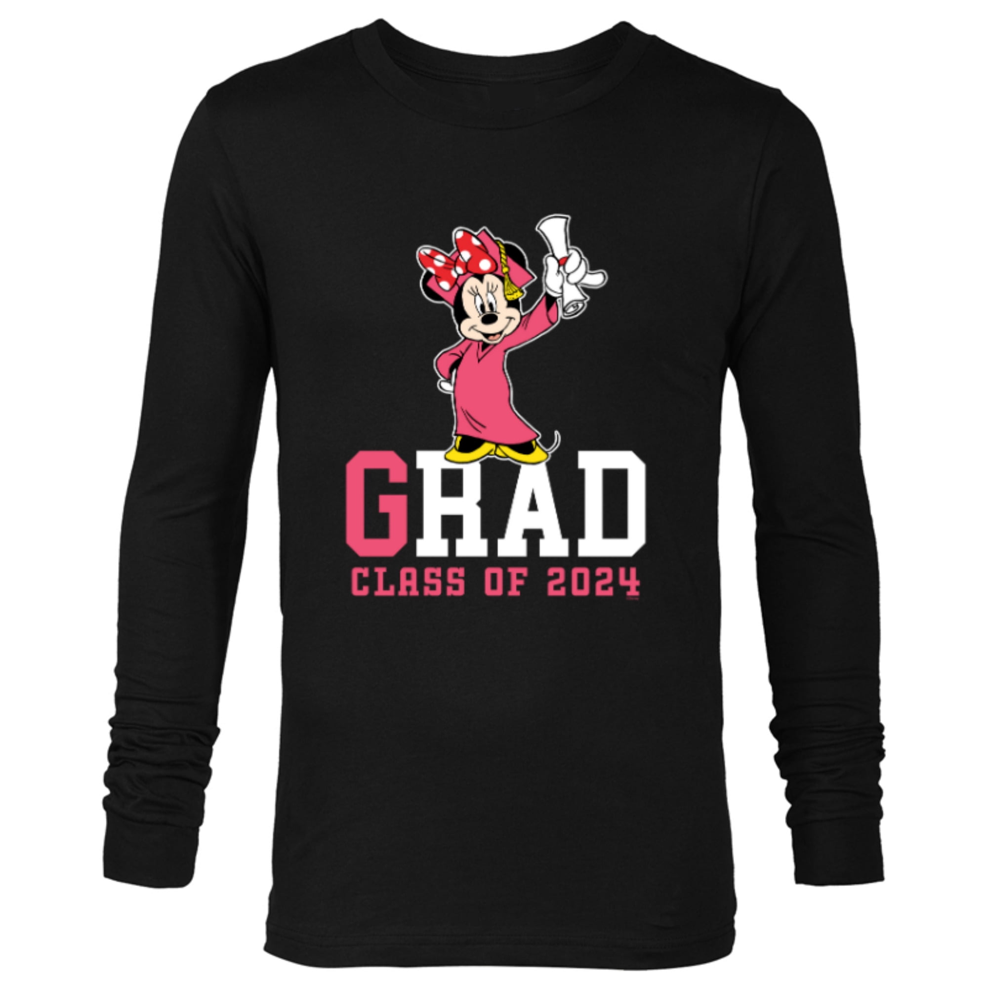 Disney Minnie Mouse 2024 Graduation Class of ’24 Rad Grad - Long Sleeve ...