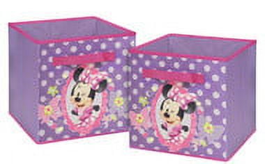 Disney Minnie Mouse 2pk Storage Cubes - Walmart.com