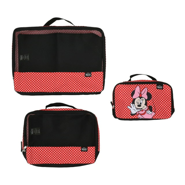 Disney Minnie Mouse 3-Piece Packing Cube Set - Walmart.com