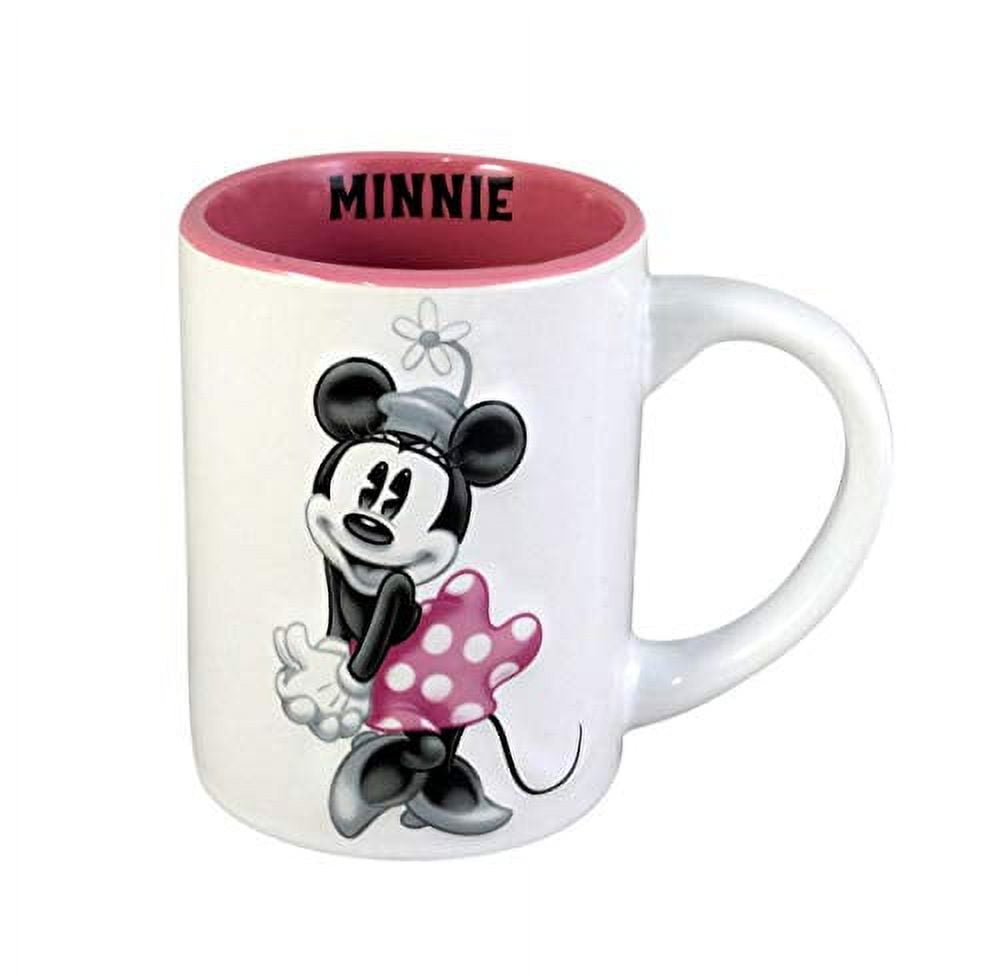 Disney Minnie Mouse 3d Tonal Relief 14oz. Ceramic Mug - Walmart.com