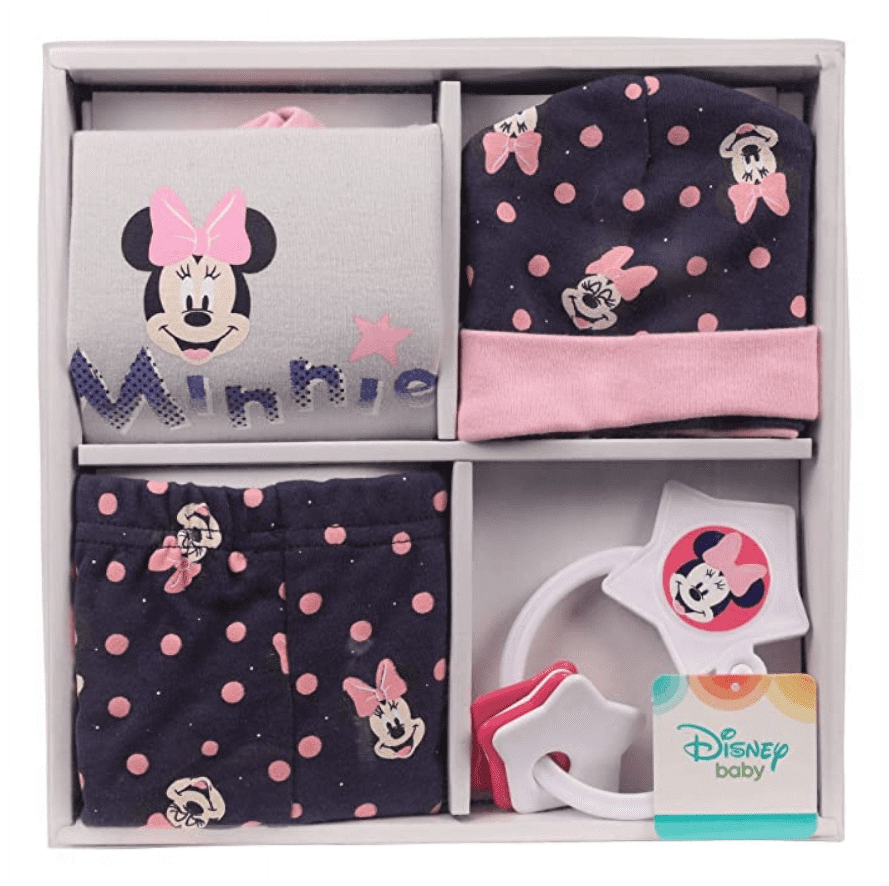 Disney Minnie Mouse 4 Piece Layette Set - Walmart.com