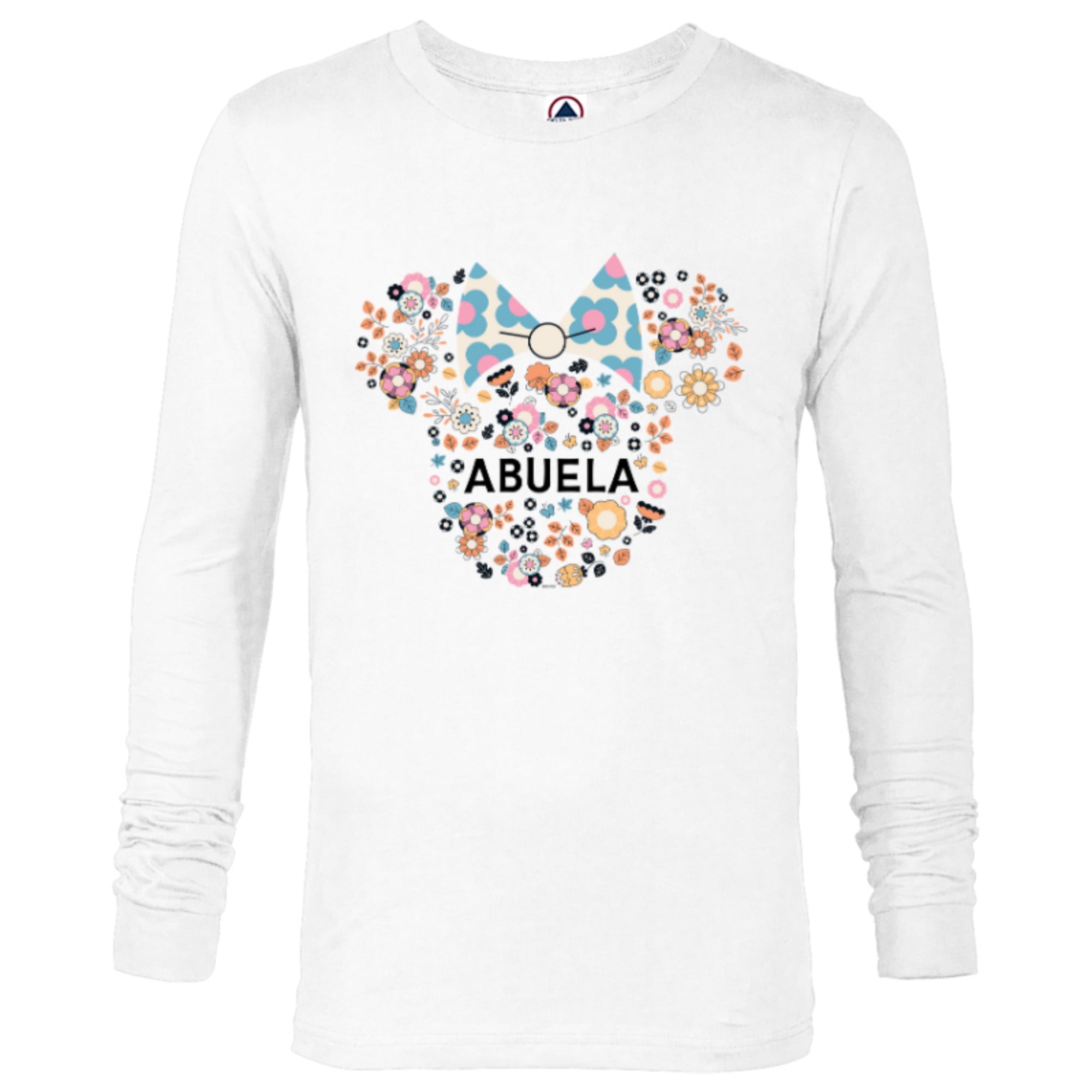 Disney Minnie Mouse Abuela Icon Flowers Día de la Madre - Long Sleeve T ...