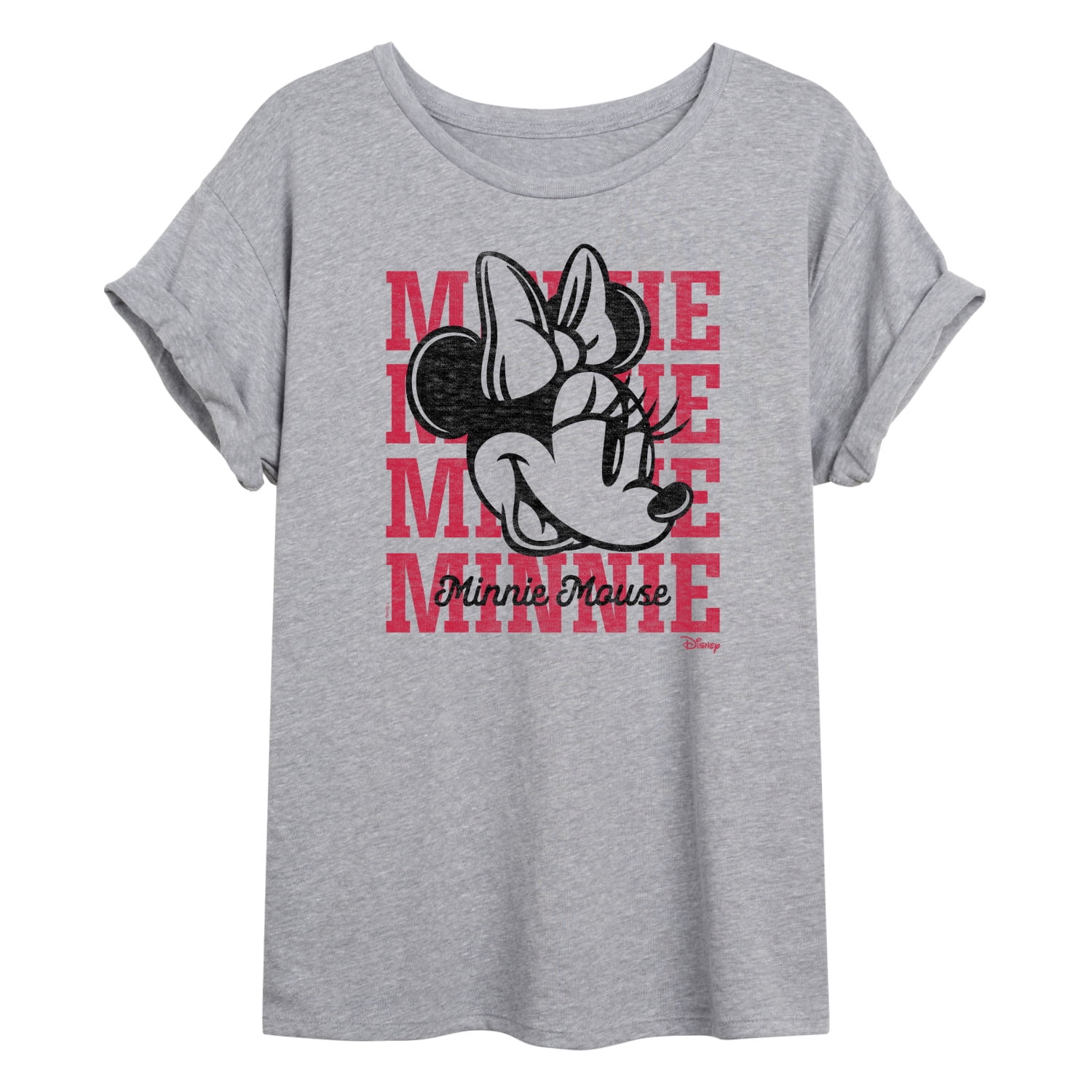 Disney - Minnie Mouse - All About Minnie - Juniors Ideal Flowy Muscle T ...