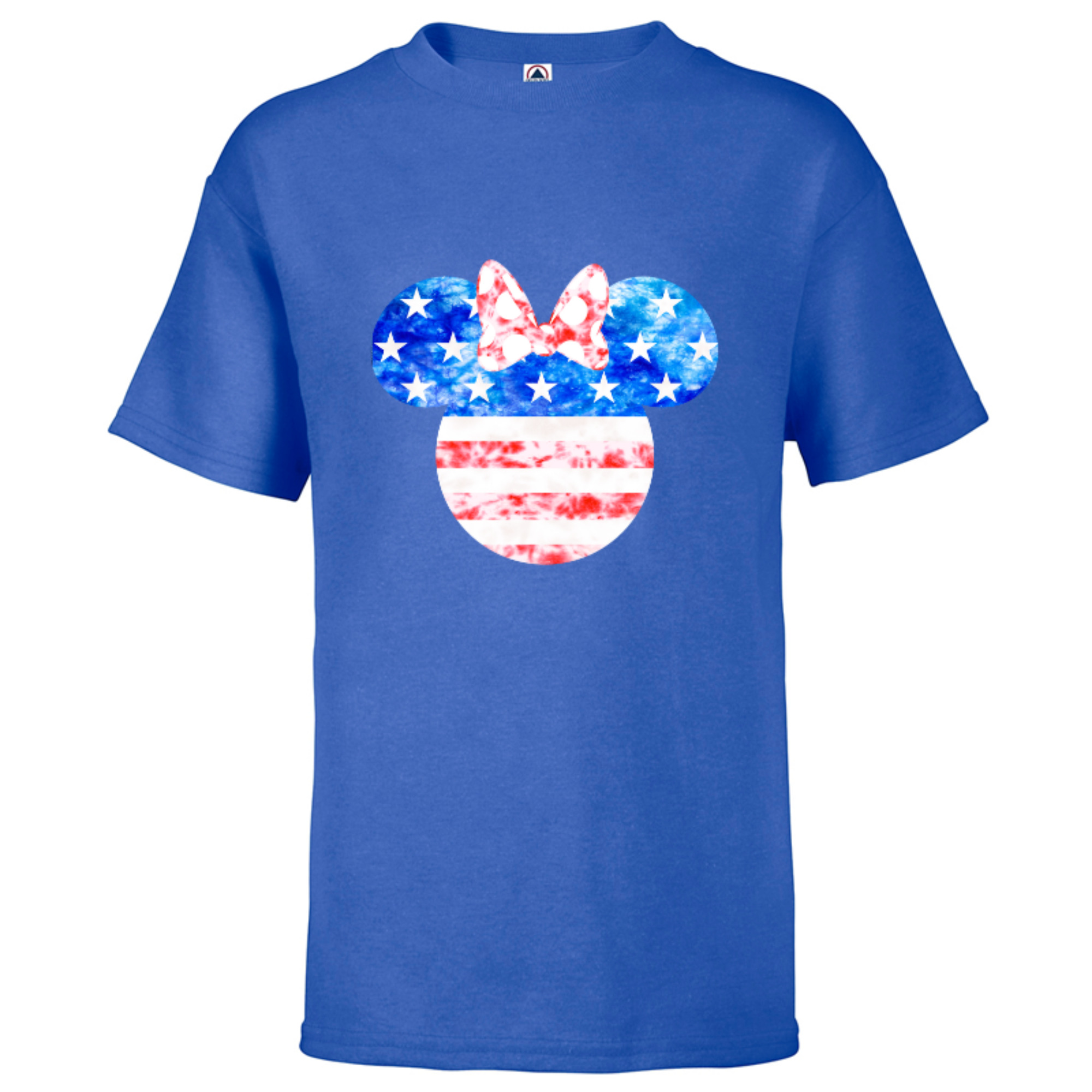 Disney Minnie Mouse American Flag Tie Dye - Short Sleeve T-Shirt for ...