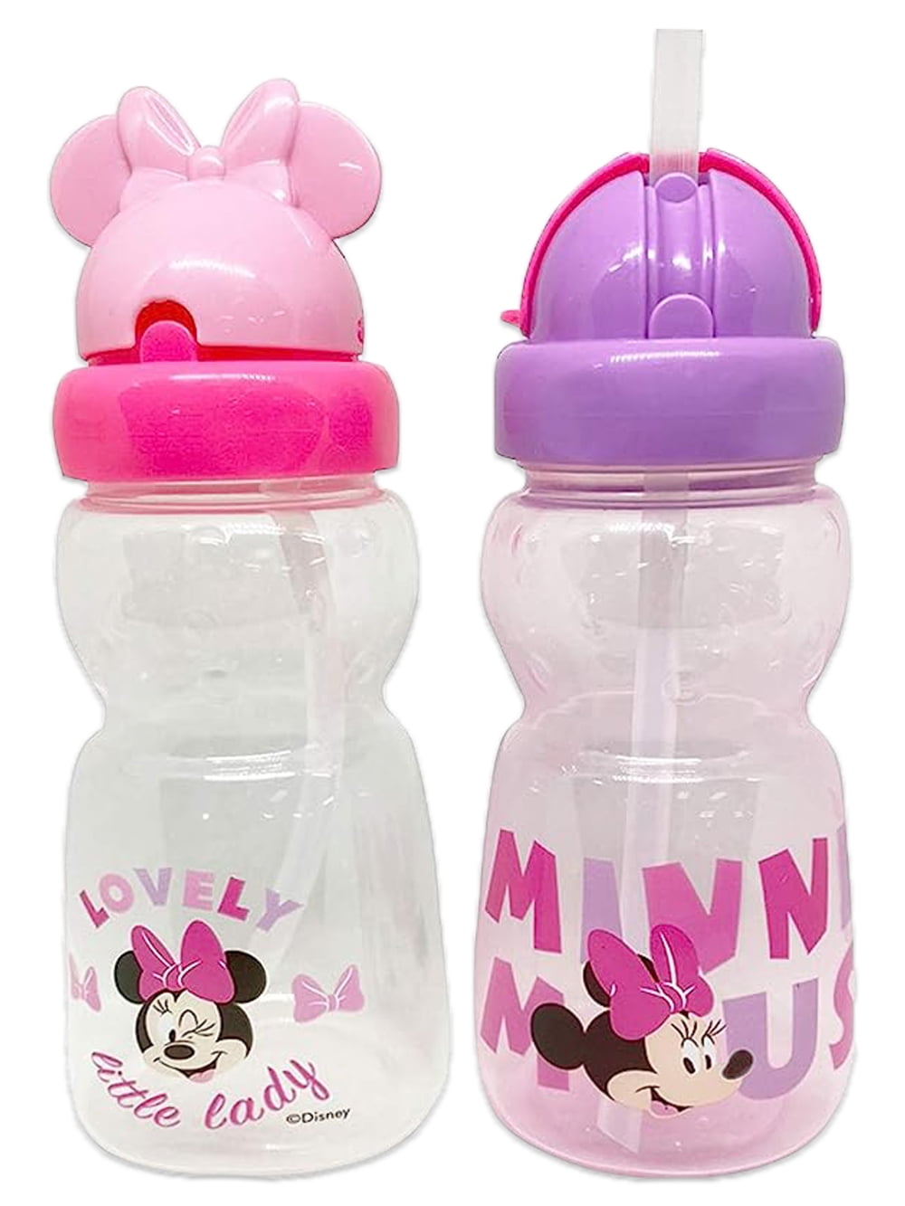 Disney Minnie Mouse 2-Pack Sippy Cups for Toddlers, BPA-Free with ...