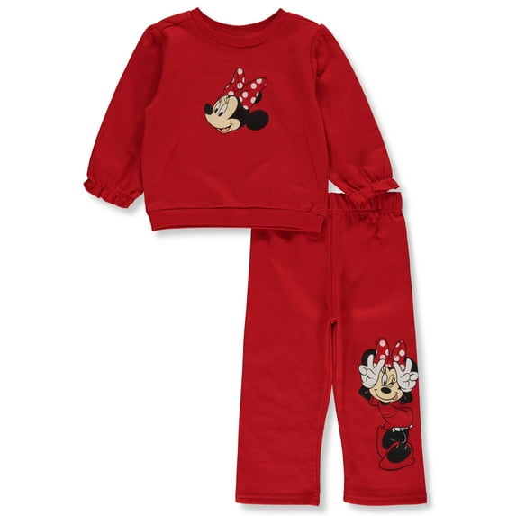 Disney Minnie Mouse Baby Girls' 2-Piece Famouse Pants Set Outfit Color ...