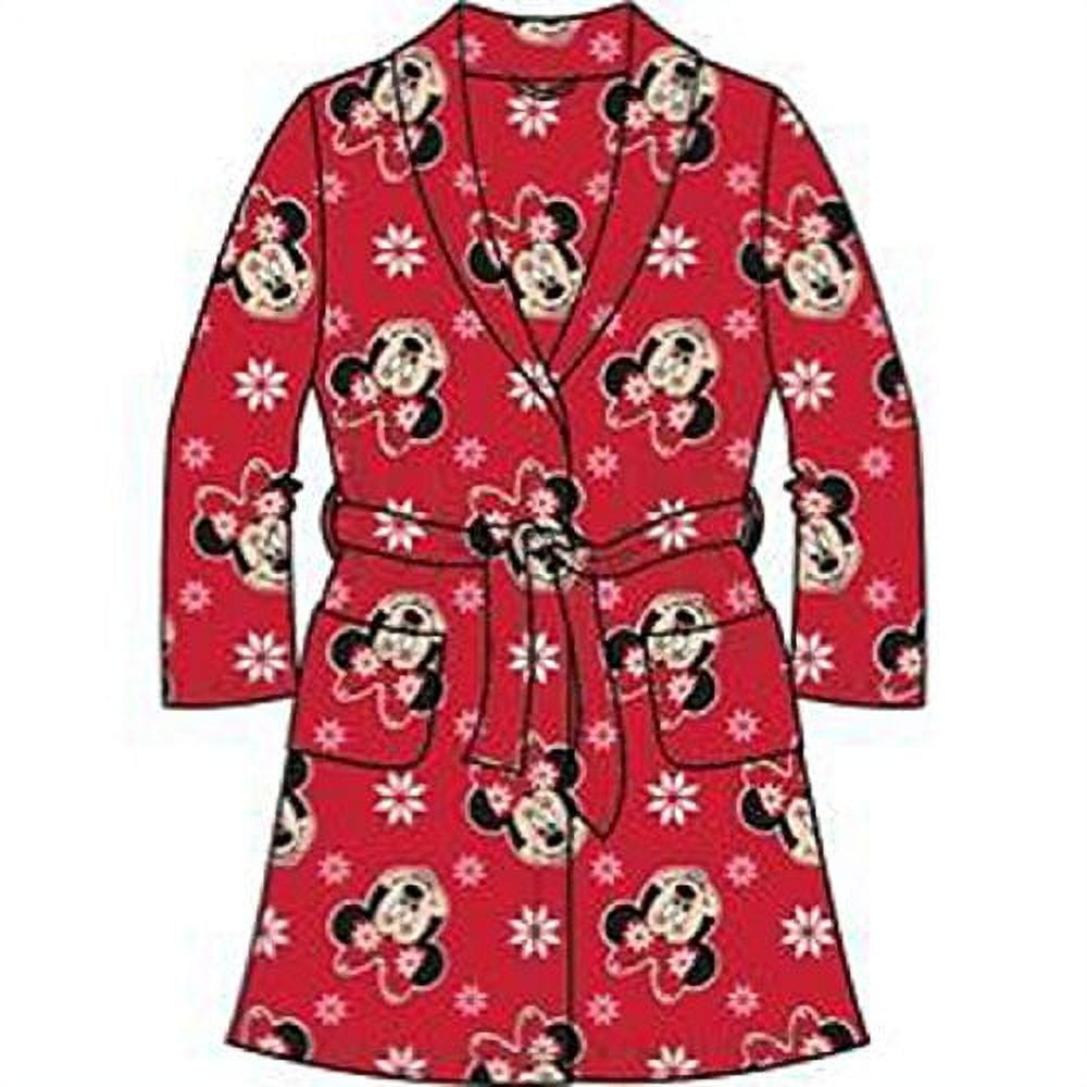 Disney Minnie Mouse Baby Girls Toddler Bathrobe Robe Pajamas (2t ...