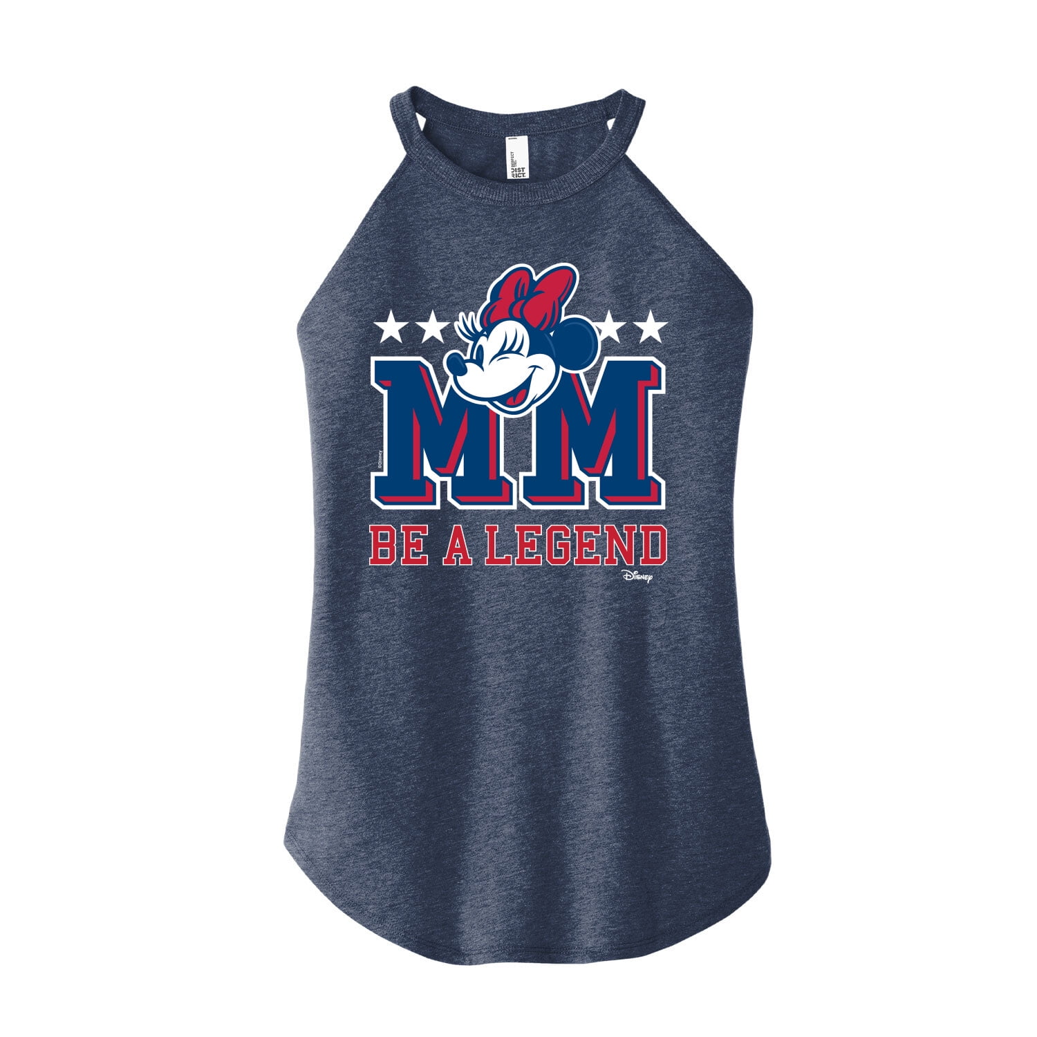 Disney - Minnie Mouse - Be A Legend - Juniors High Neck Tank Top ...