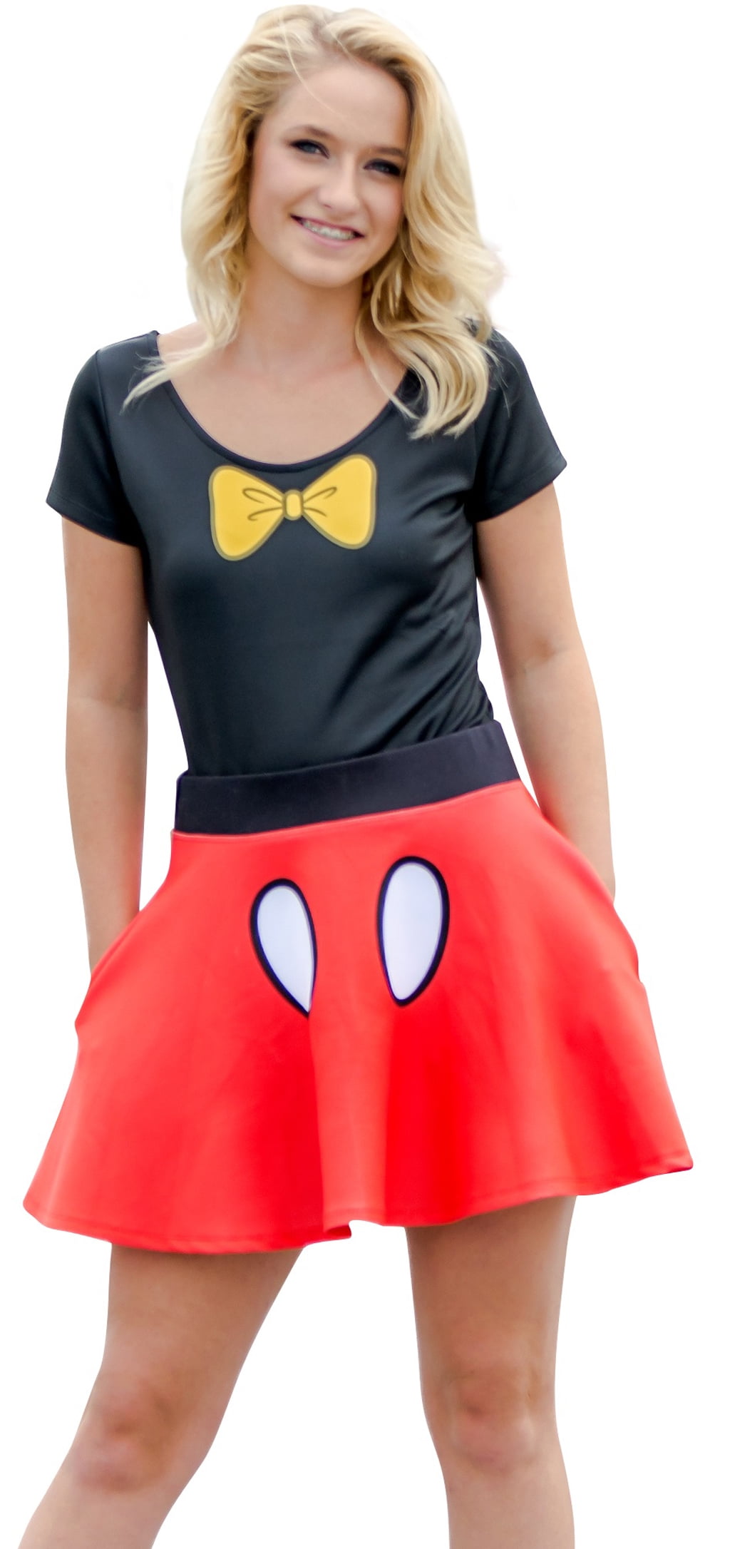 Disney Minnie Mouse Bodysuit and Skirt Costume Set - Walmart.com