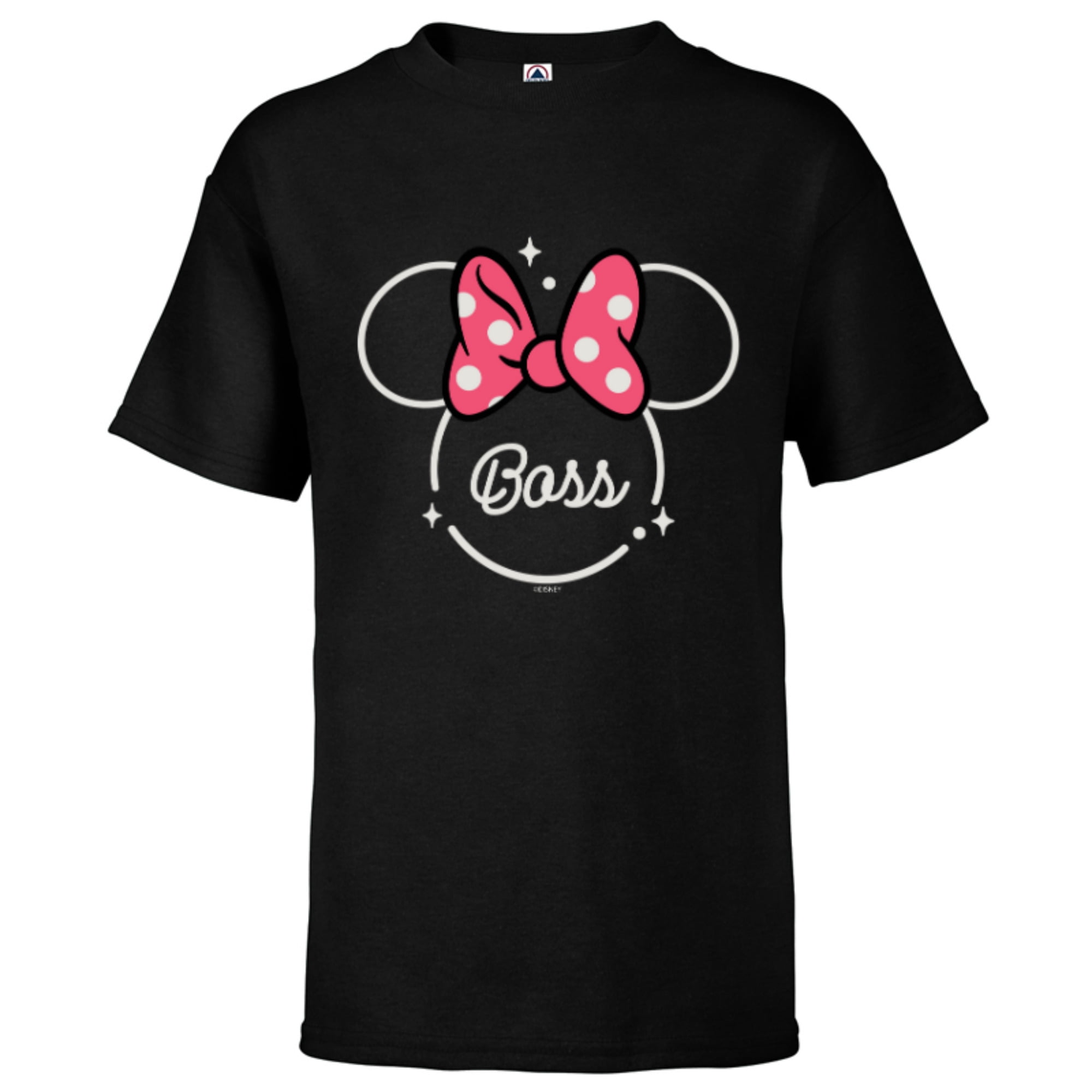 Disney Minnie Mouse Boss Head Icon Magic Employer Gift- Short Sleeve T ...