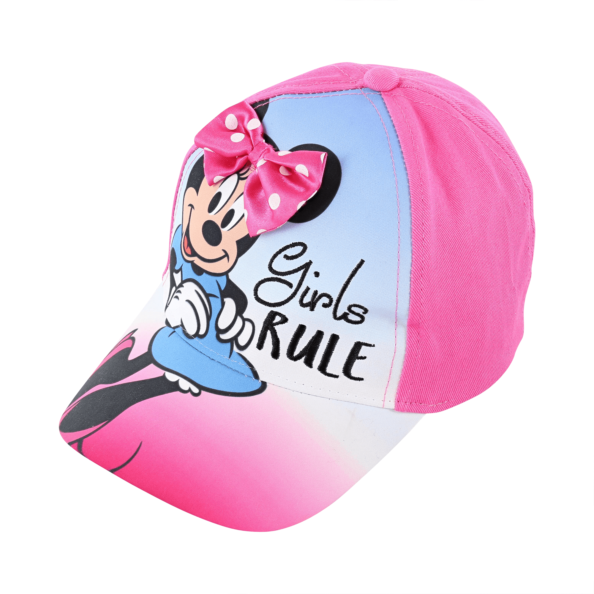 Disney Minnie Mouse Bowtique Toddler Girls Baseball Cap - 100% Cotton ...